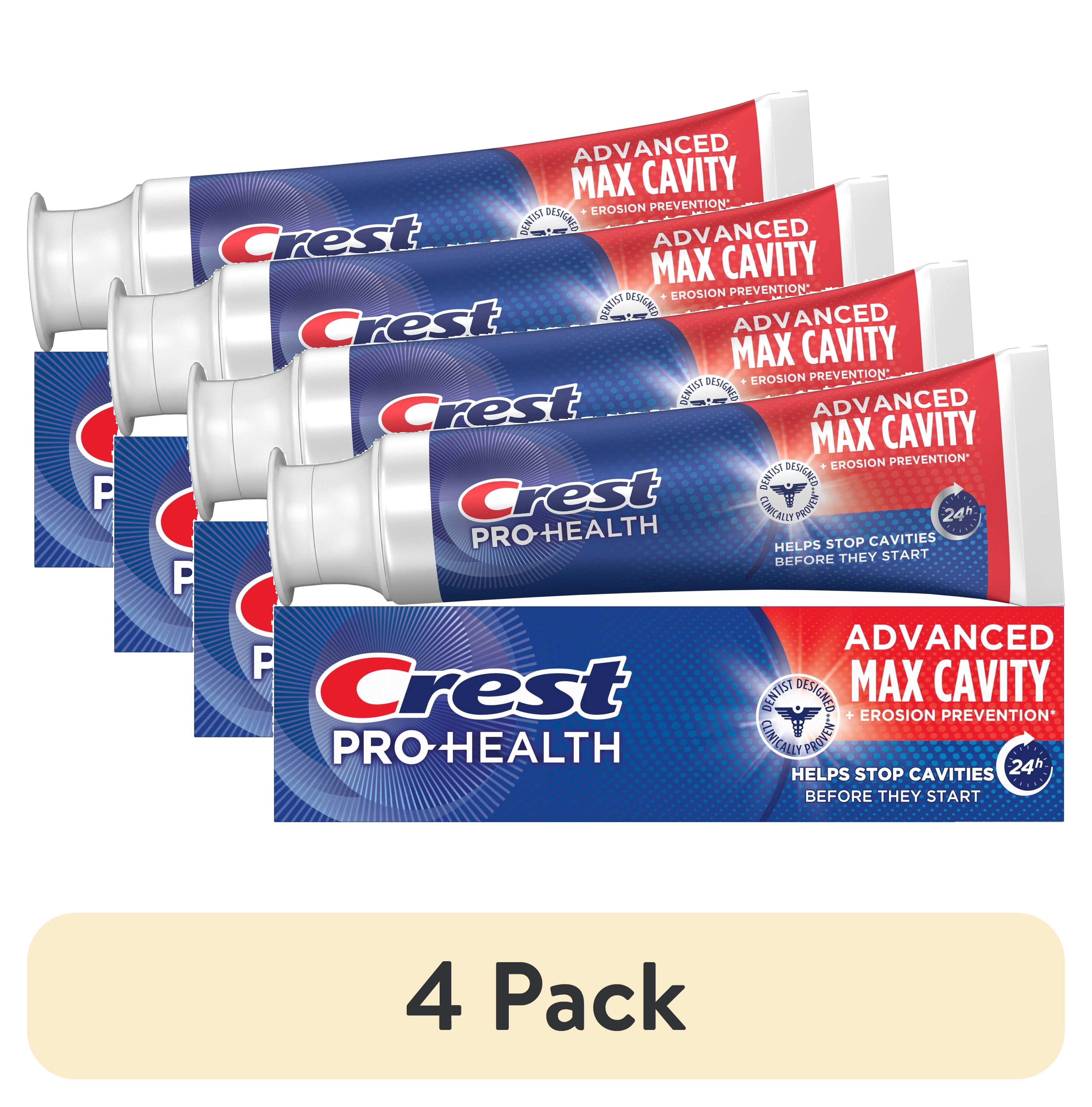 (4 pack) Crest Pro-Health Advanced Max Cavity + Erosion Prevention ...