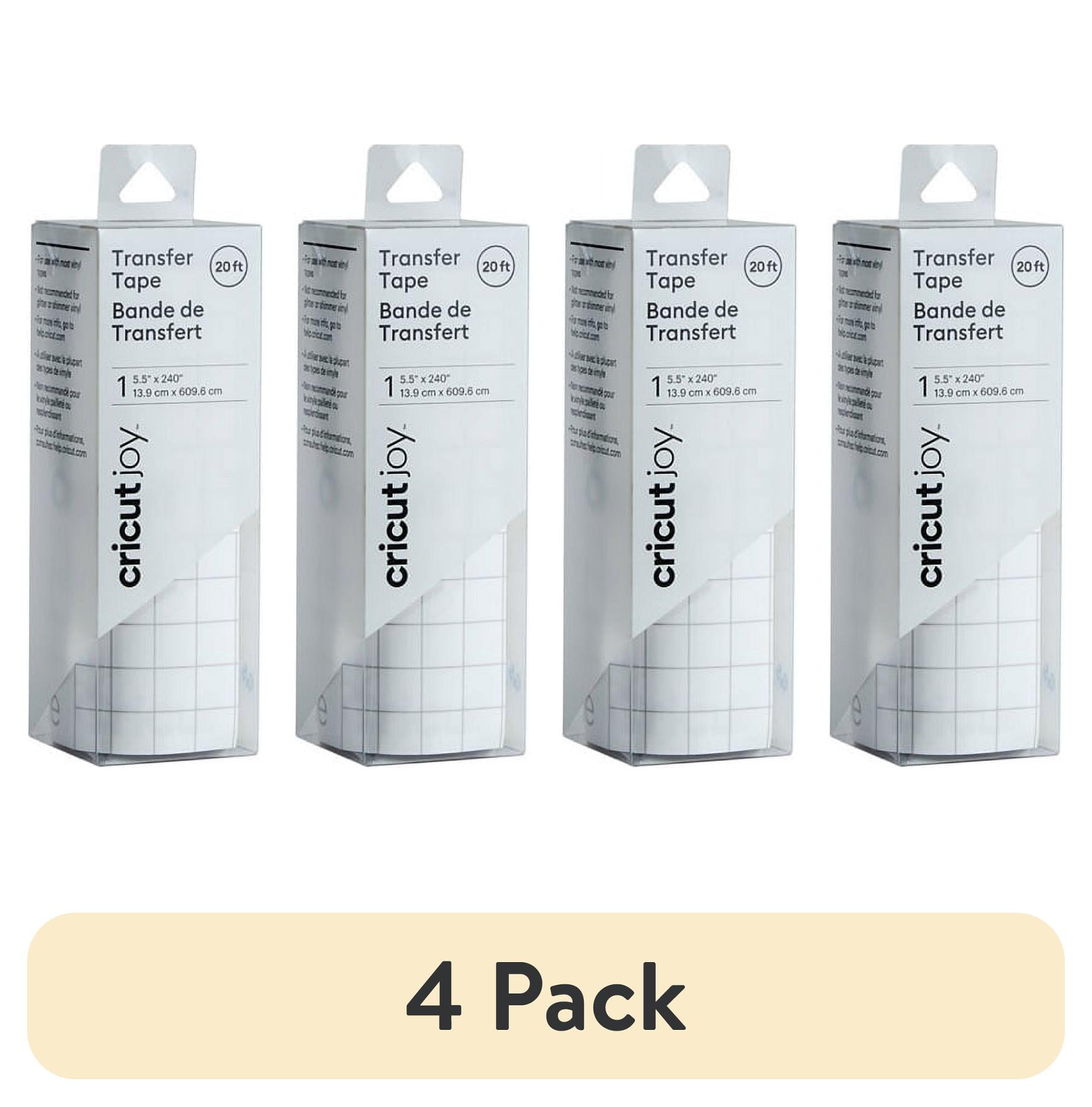 (4 pack) Cricut Joy Bulk Transfer Tape, 5.5" x 240" - Walmart.com
