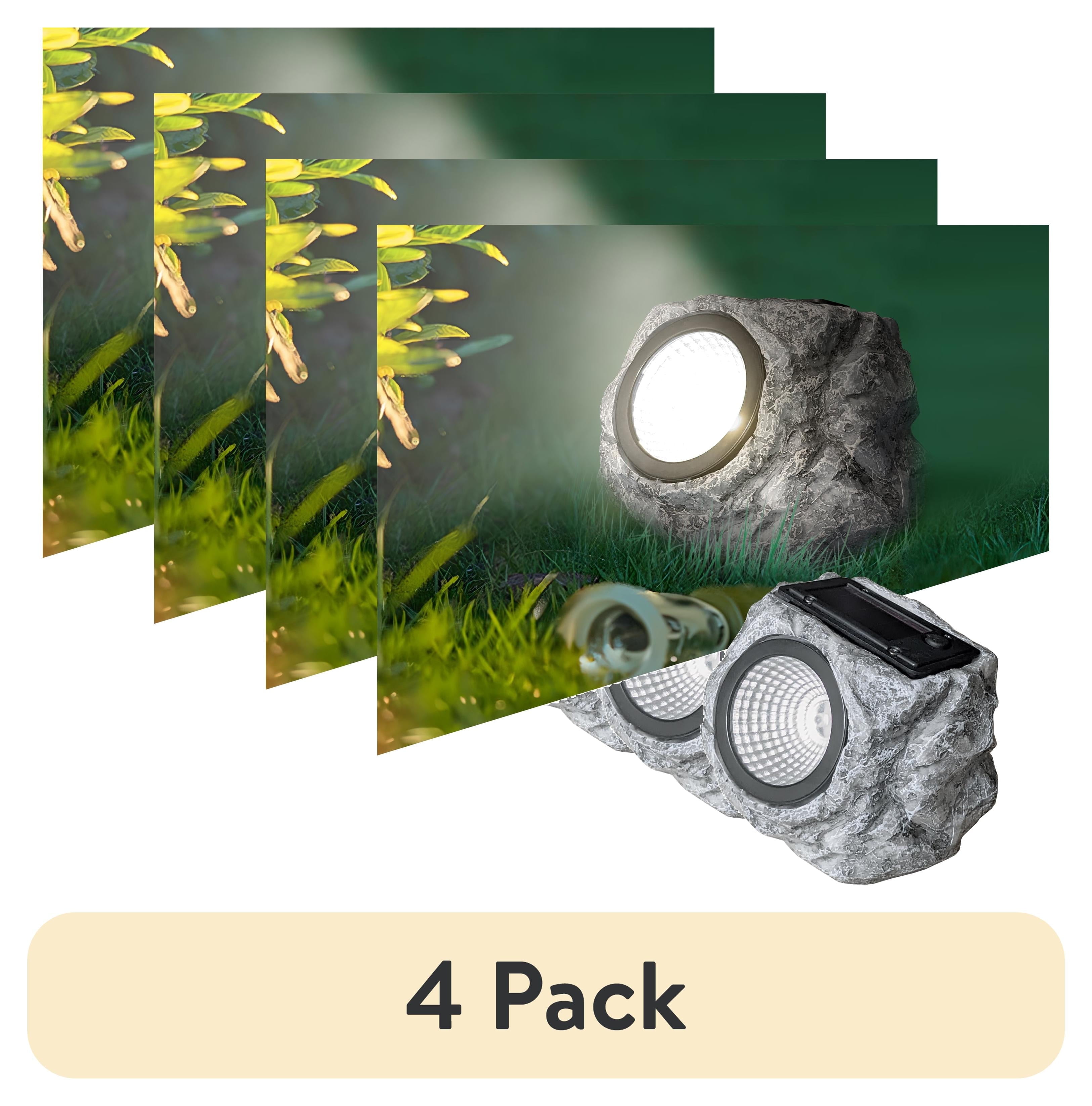 (4 pack) DAYBETTER Solar Rock Lights Outdoor, 1 Pack Super Bright Solar ...