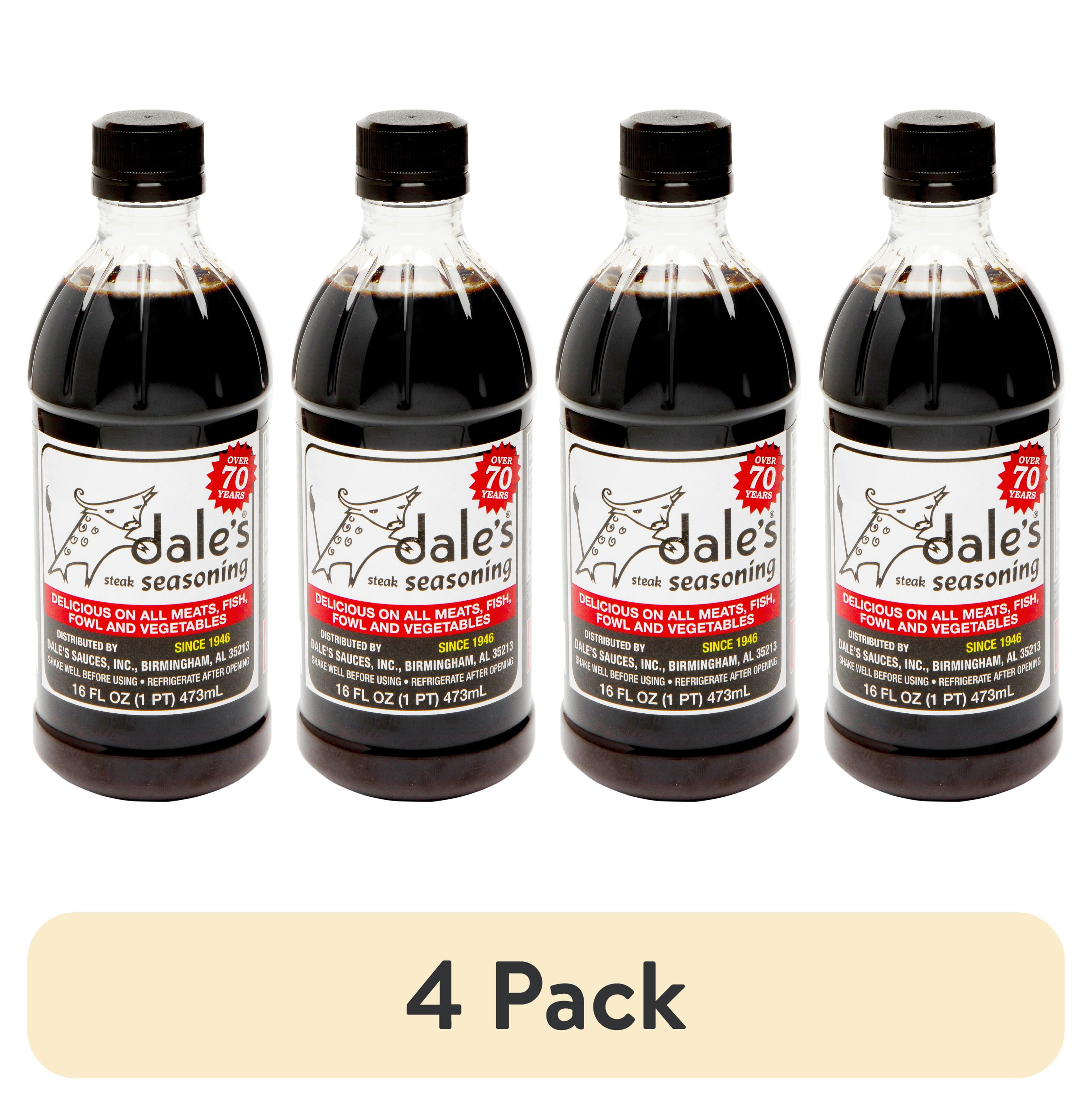 (4 pack) Dale's Seasoning, Steak Seasoning, 16 fl. oz. Bottle, Liquid ...