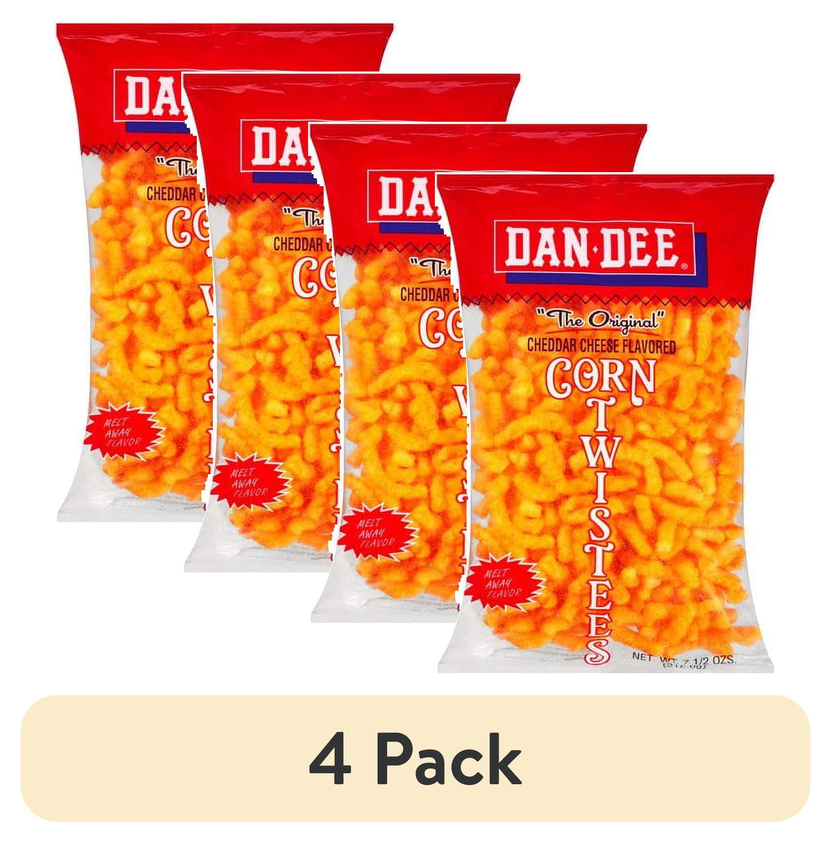 (4 pack) Dan Dee Cheddar Cheese Corn Twisters, 7.5 oz. - Walmart.com