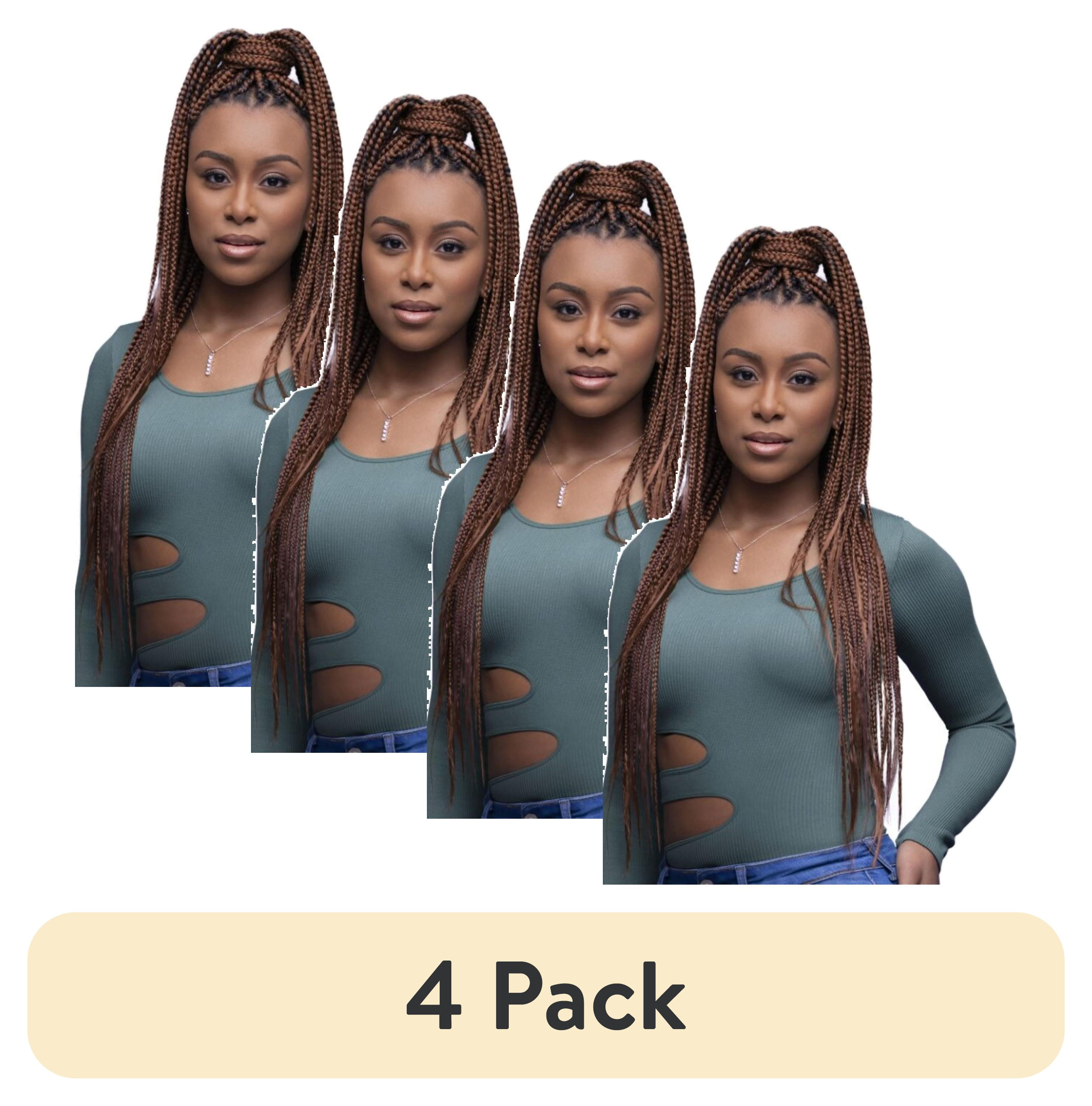 (4 pack) Darling Pre-Stretched Thrive Braid Hair 3X Pack, 52 inch, #30 ...