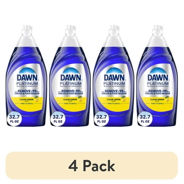 Dawn Platinum Bleach Alternative Dish Soap, Dishwashing Liquid, Clean ...