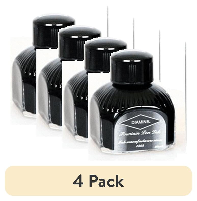 (4 pack) Diamine 80 ml Bottle Fountain Pen Ink, Ruby - Walmart.com