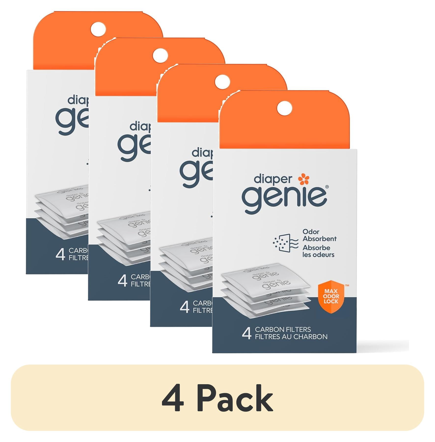 (4 pack) Diaper Genie Carbon Filter, Diaper Pail Odor Eliminator ...
