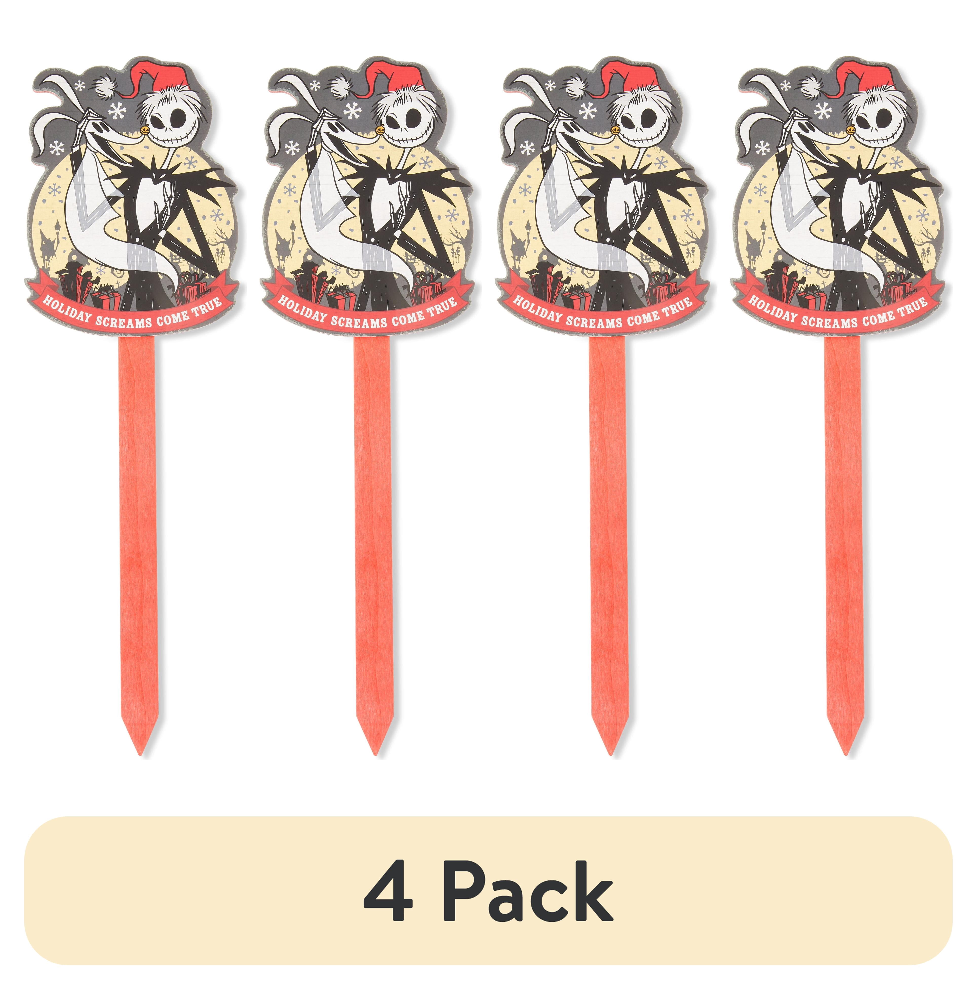 (4 pack) Disney, The Nightmare Before Christmas Jack Skellington, Yard ...