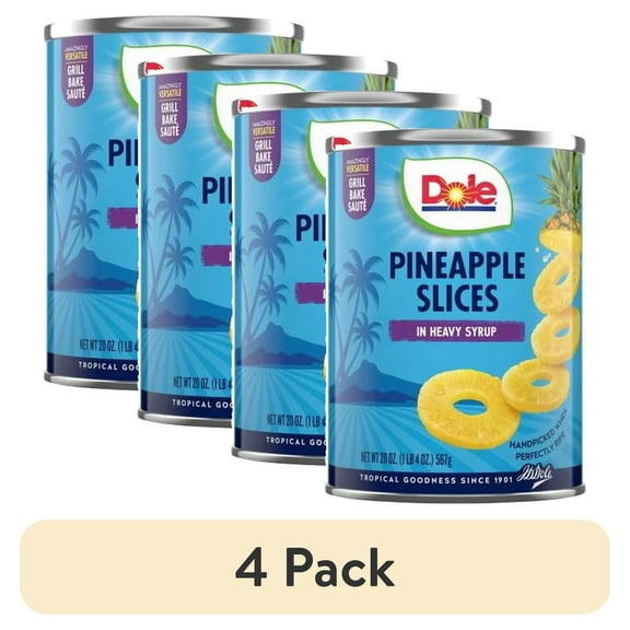 Dole Pineapple Chunks in 100% Pineapple Juice, 20 oz Can - Walmart.com