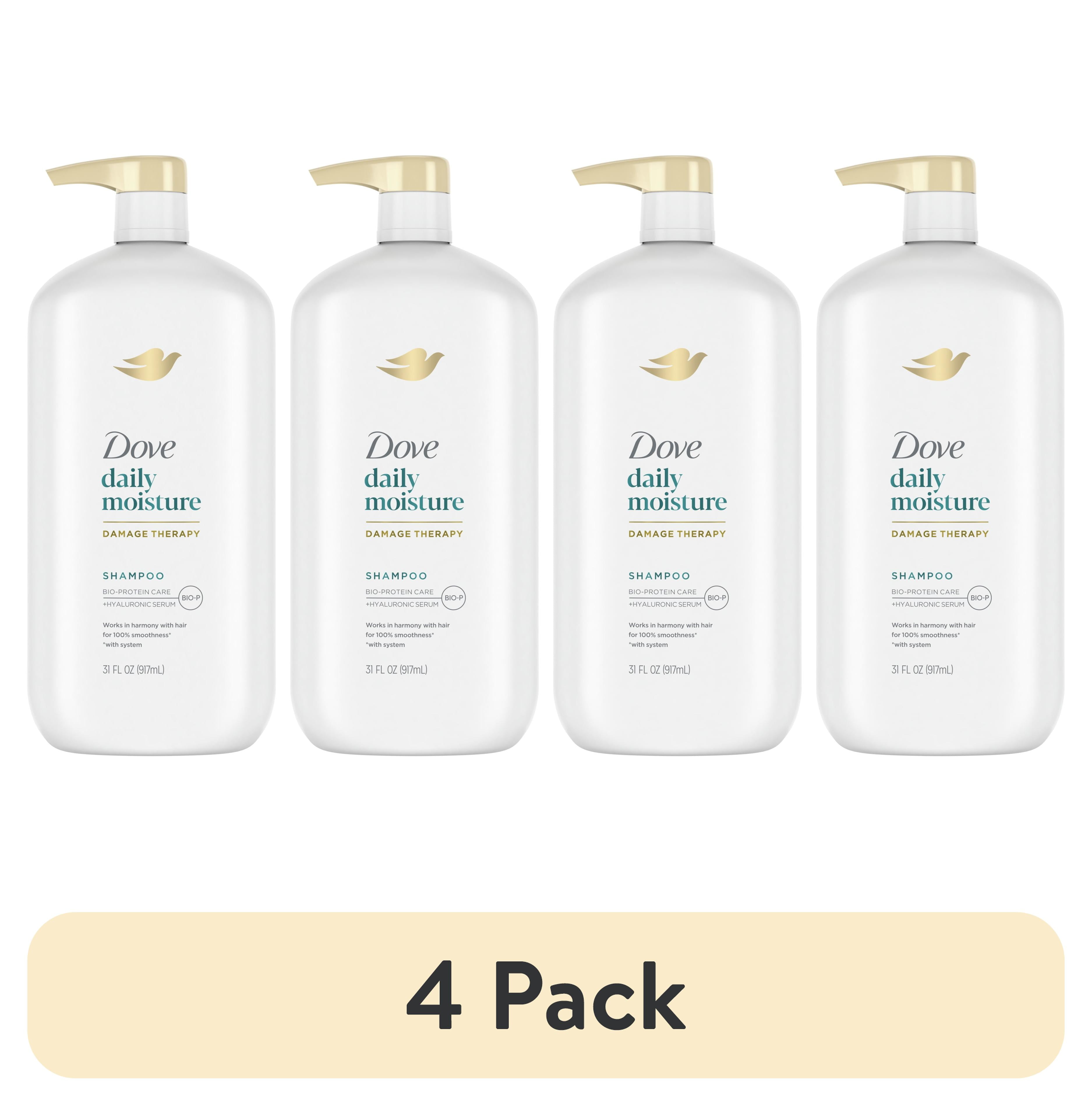 (4 pack) Dove Ultra Care Moisturizing Daily Shampoo for Dry Hair with ...