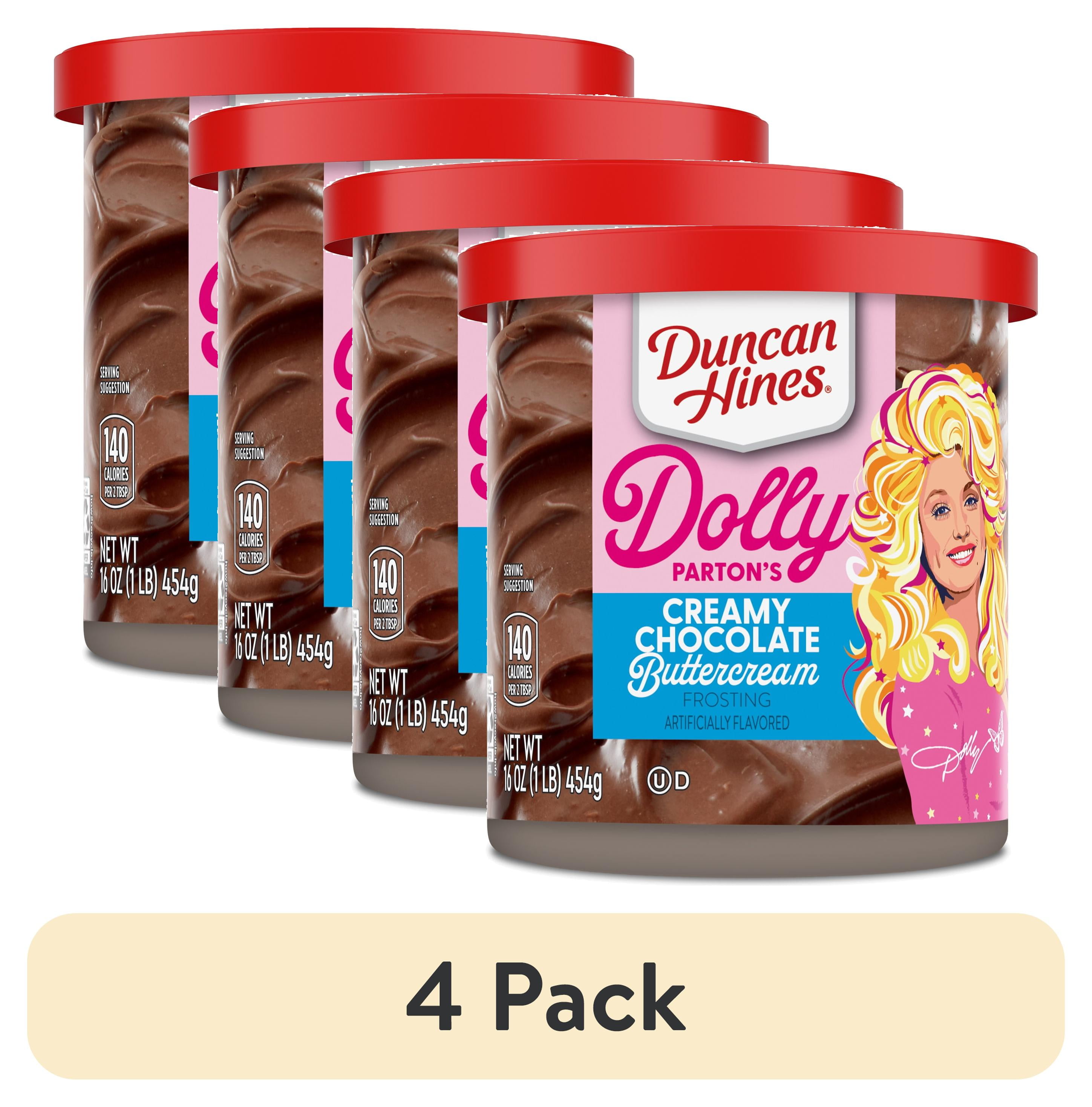 (4 pack) Duncan Hines Dolly Parton's Favorite Chocolate Buttercream ...
