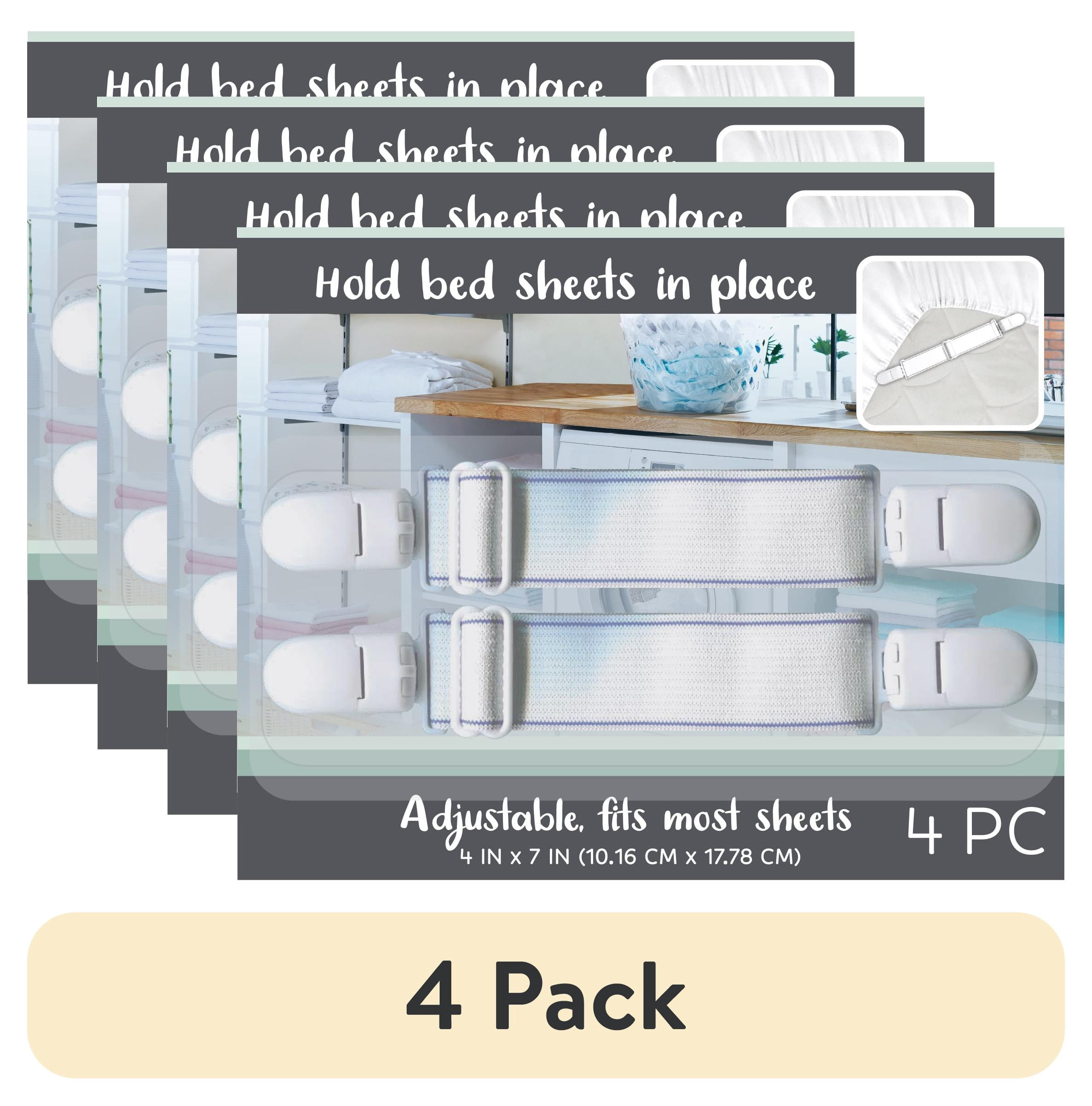 (4 pack) EVRI Metal Sheet Grippers Adjustable - Walmart.com