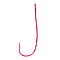 (4 pack) Eagle Claw Lazer Sharp Aberdeen Fishing Hook, Red, Size 6 ...