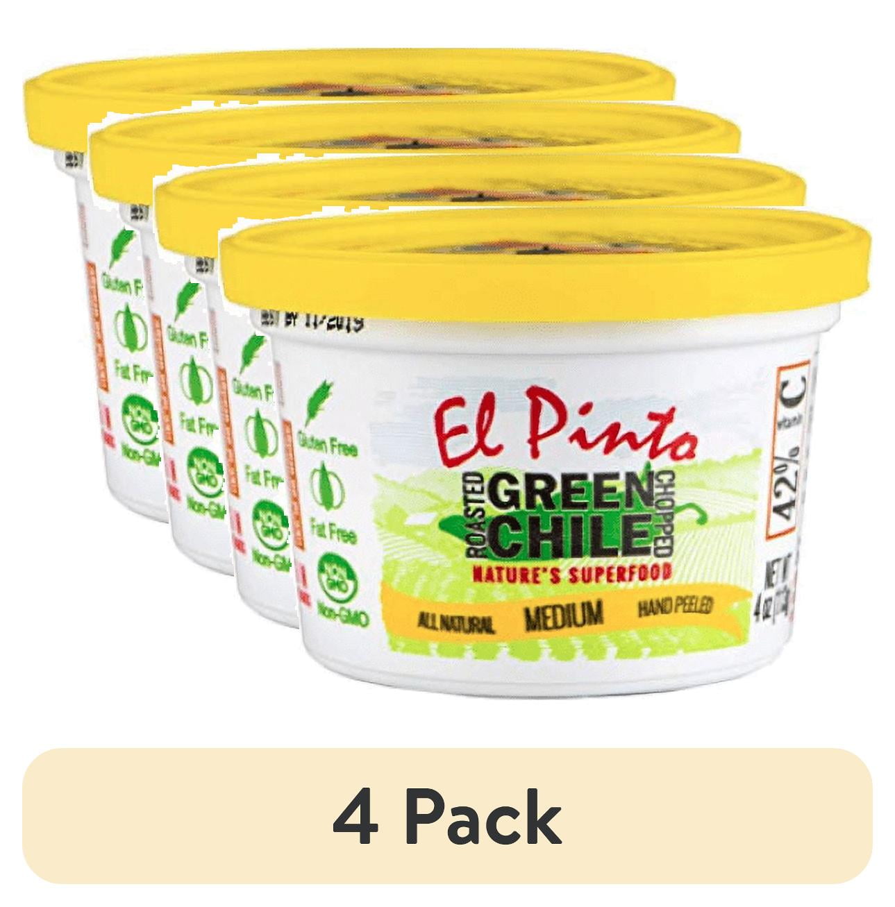 (4 pack) El Pinto Salsa El Pinto Green Chile Portion Cups 4z - Walmart.com