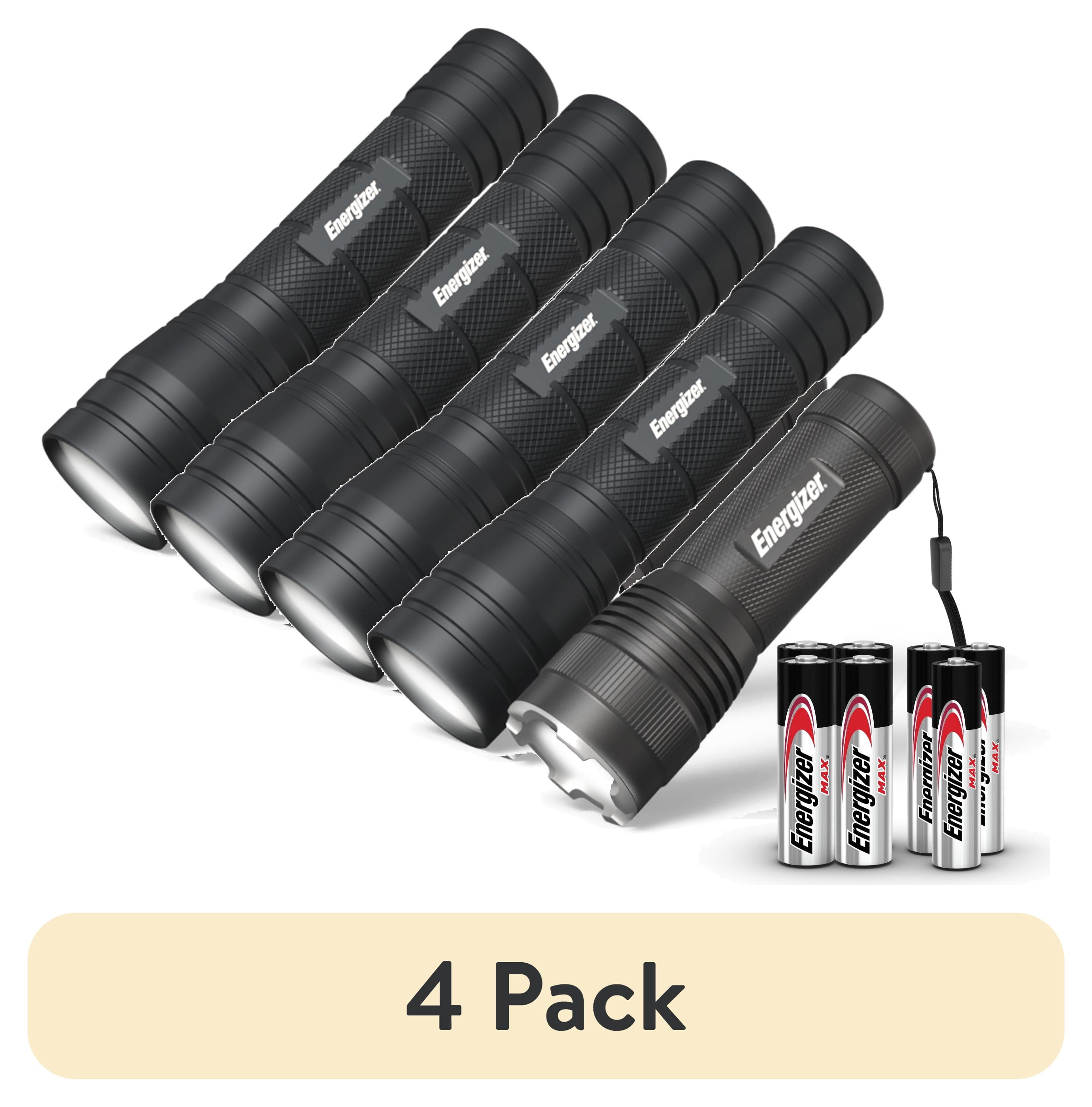 (4 pack) Energizer Flashlight Combo Pack, High Powered 1,000 Lumen ...