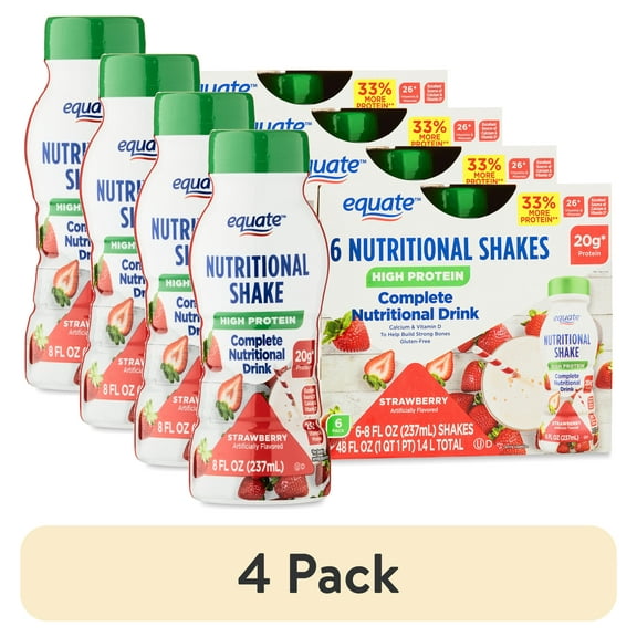 Ensure Pre-Surgery Nutritional Drink, 50g Carbs, Strawberry Flavor, 4 ...