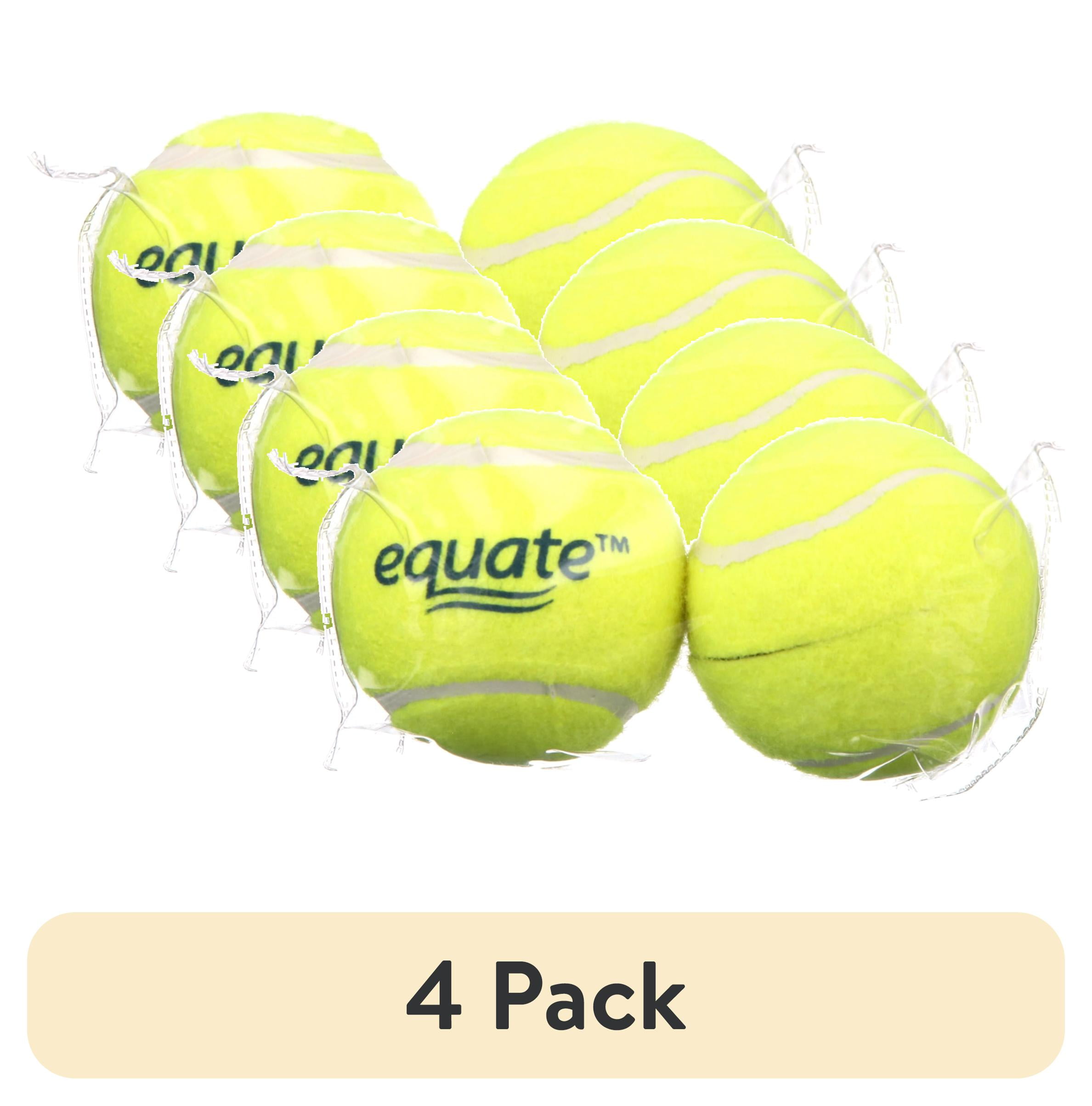 Equate Pre-Cut Walker Tennis Balls 4 Pack, 2 Count for Balance and ...
