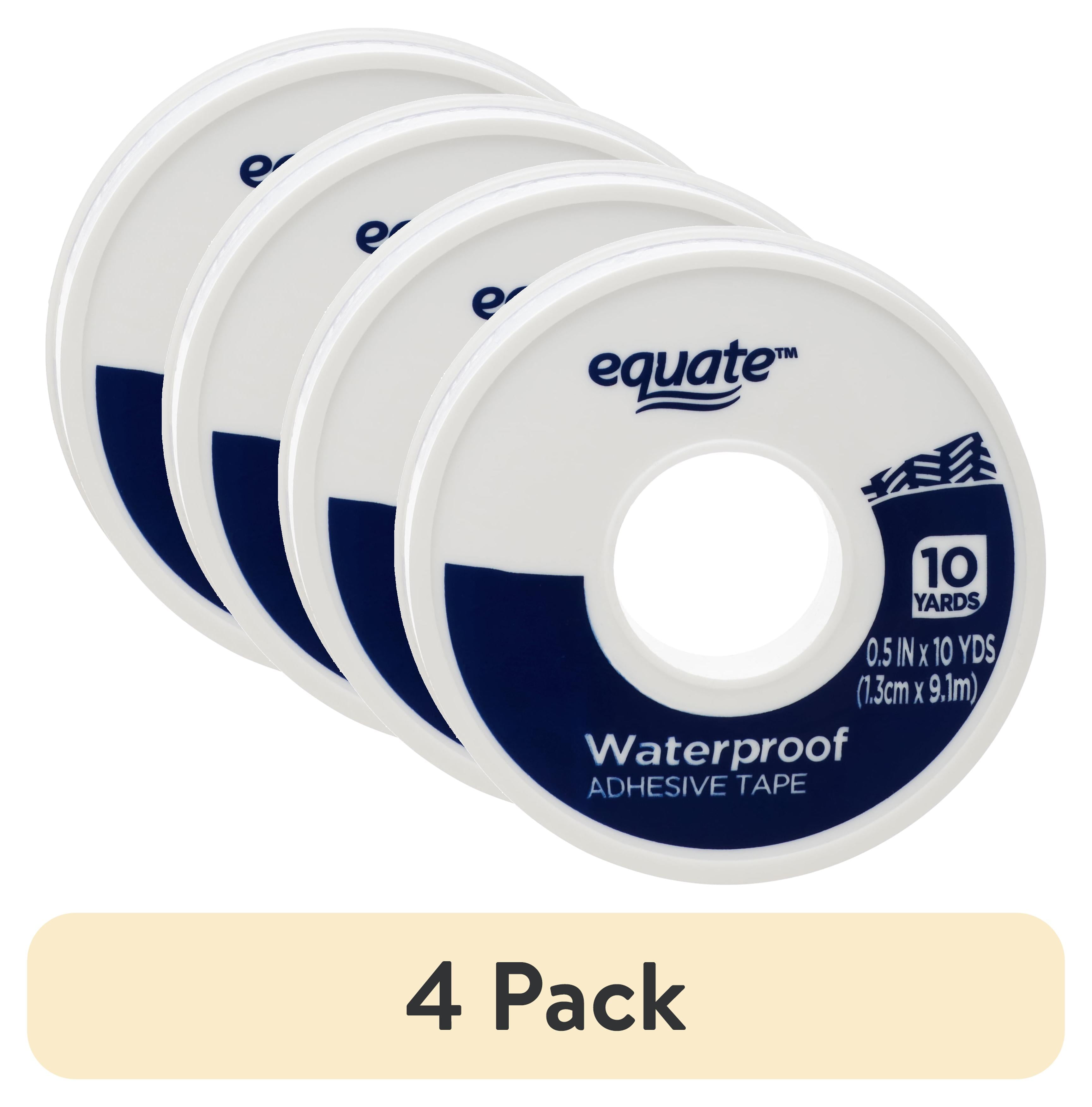(4 pack) Equate Waterproof First Aid Tape with 1 Waterproof Tape Roll ...
