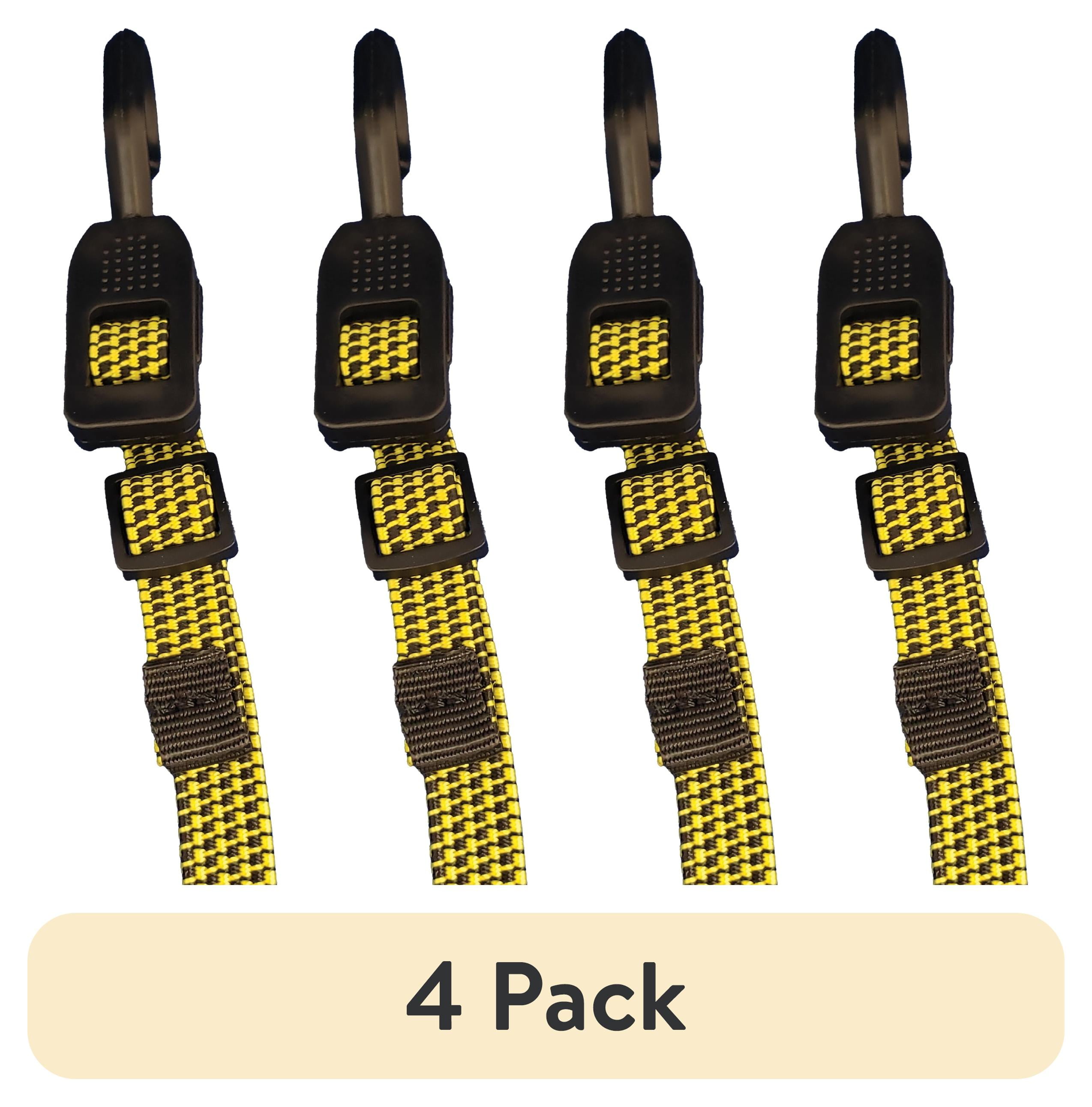 (4 pack) Everest Rubber 10-48" Adjustable Fat Strap Bungee Cord, 2 ...