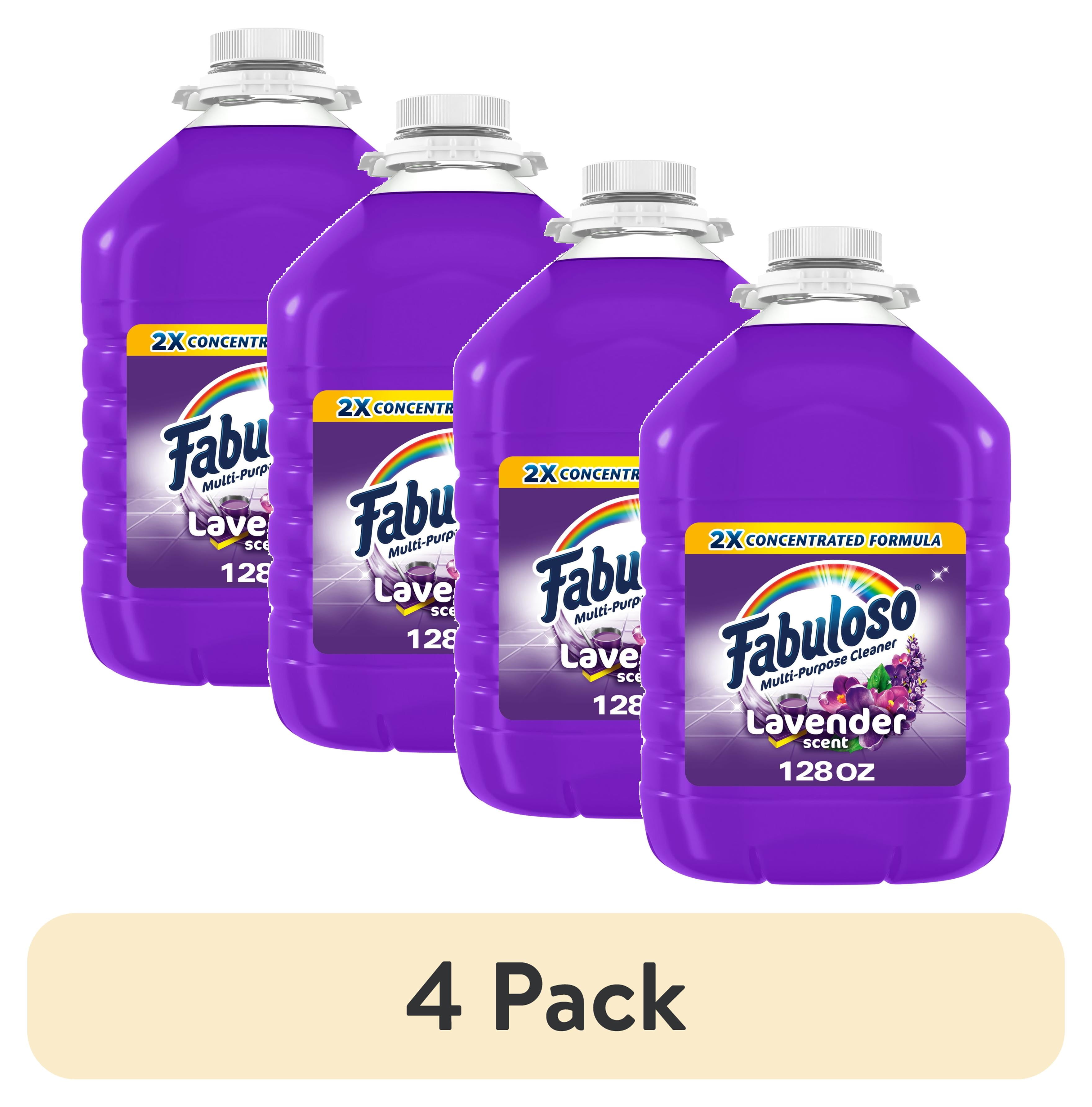 (4 pack) Fabuloso Multi Surface All Purpose Floor Cleaner, Lavender ...