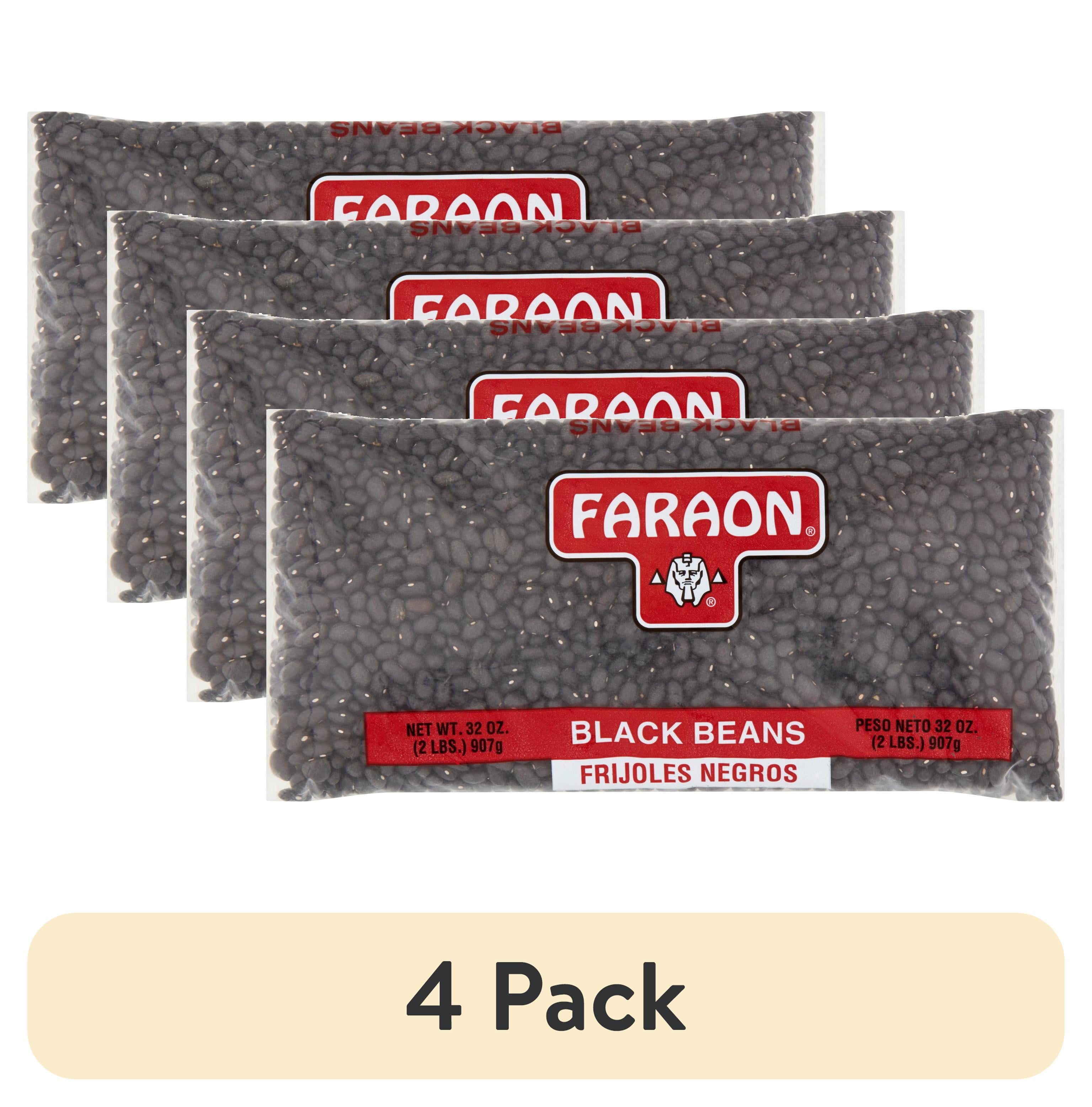 (4 pack) Faraon Black Beans, 32 oz - Walmart.com