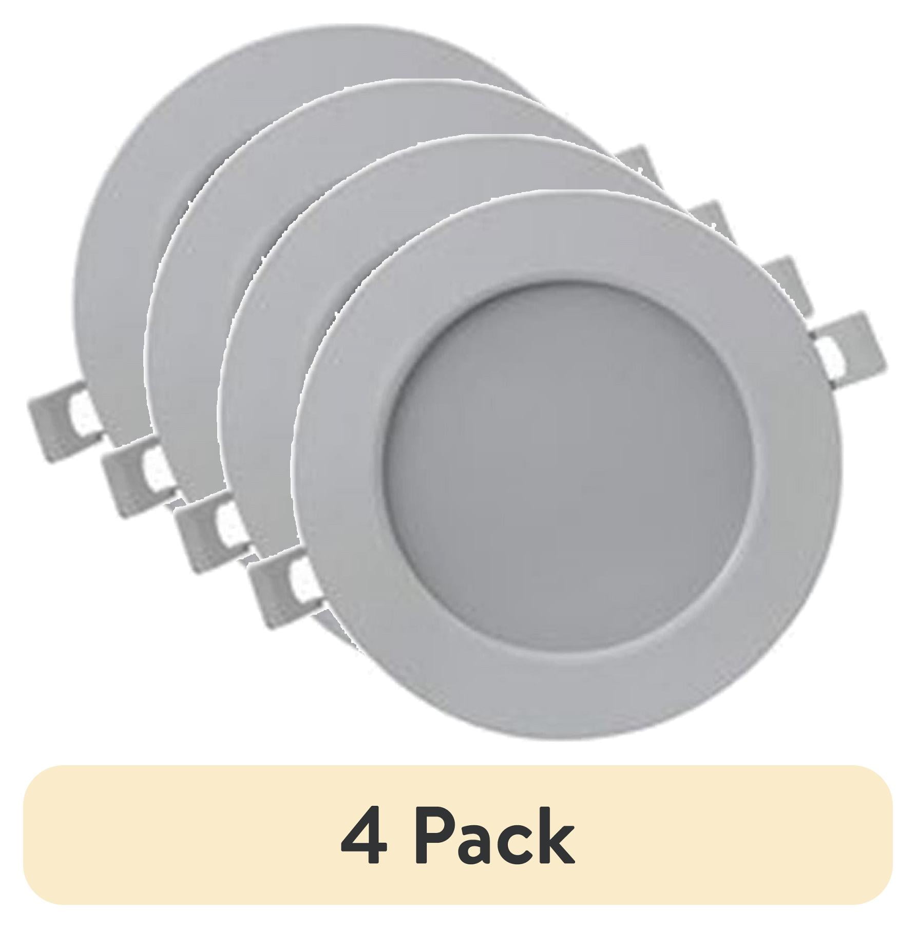 (4 pack) Feit Electric 0.83 in. 3000K Dimmable Integrated J-Box ...