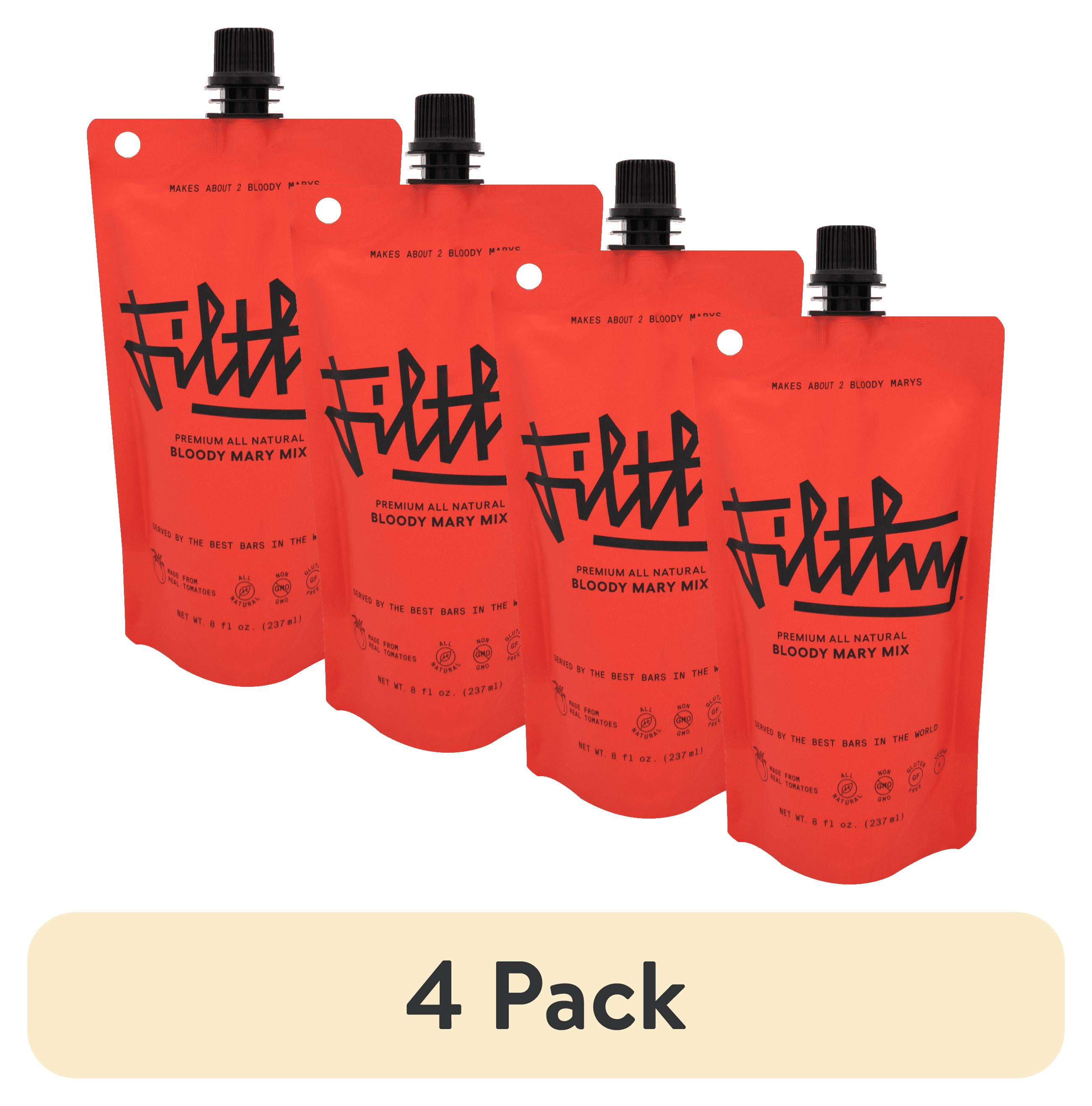 (4 pack) Filthy® Bloody Mary Mix, All natural, non-alcoholic cocktail ...
