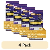 (4 pack) Filtrete Allergen, Bacteria & Virus True HEPA Room Air ...