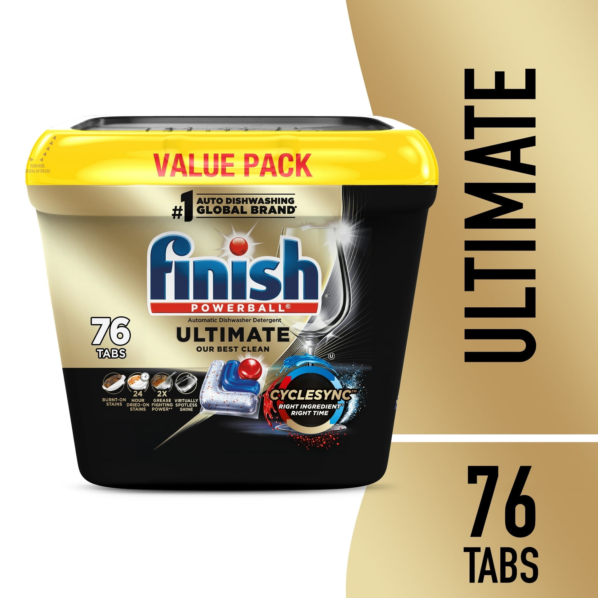 Customer reviews for (4 pack) Finish Ultimate Dishwasher Pods, No Pre ...