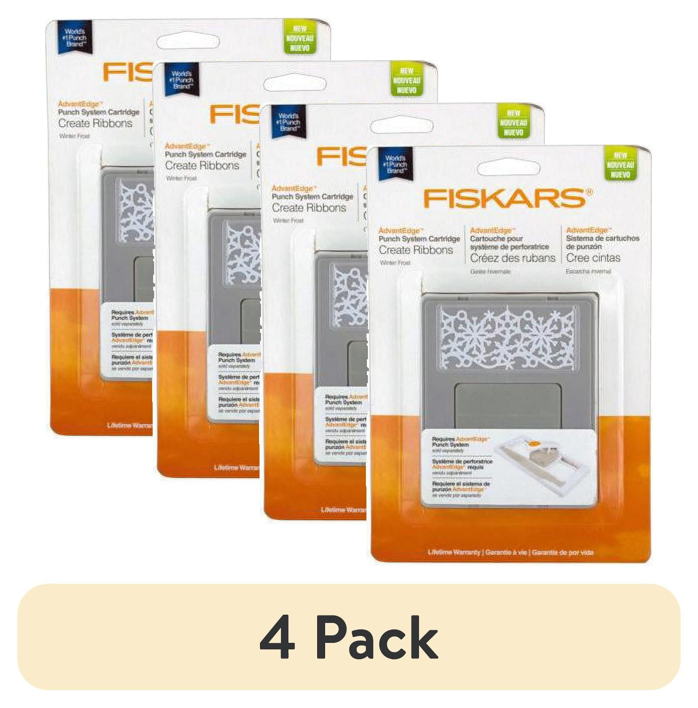 (4 pack) Fiskars Winter Frost Ribbon Punch Cartridge (Available in a ...