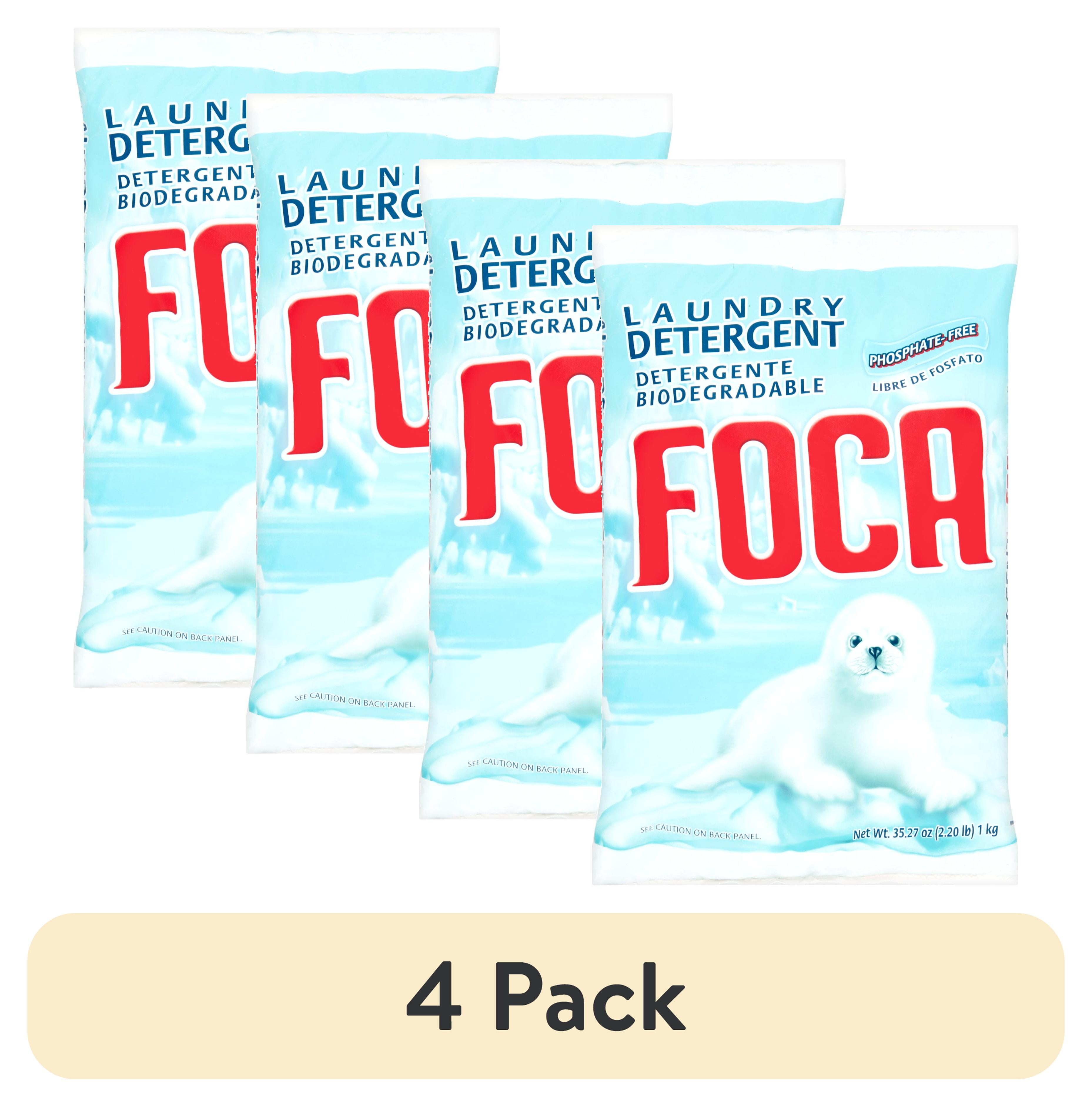 (4 pack) Foca Laundry Detergent, Household Use, All Ages, Biodegradable ...