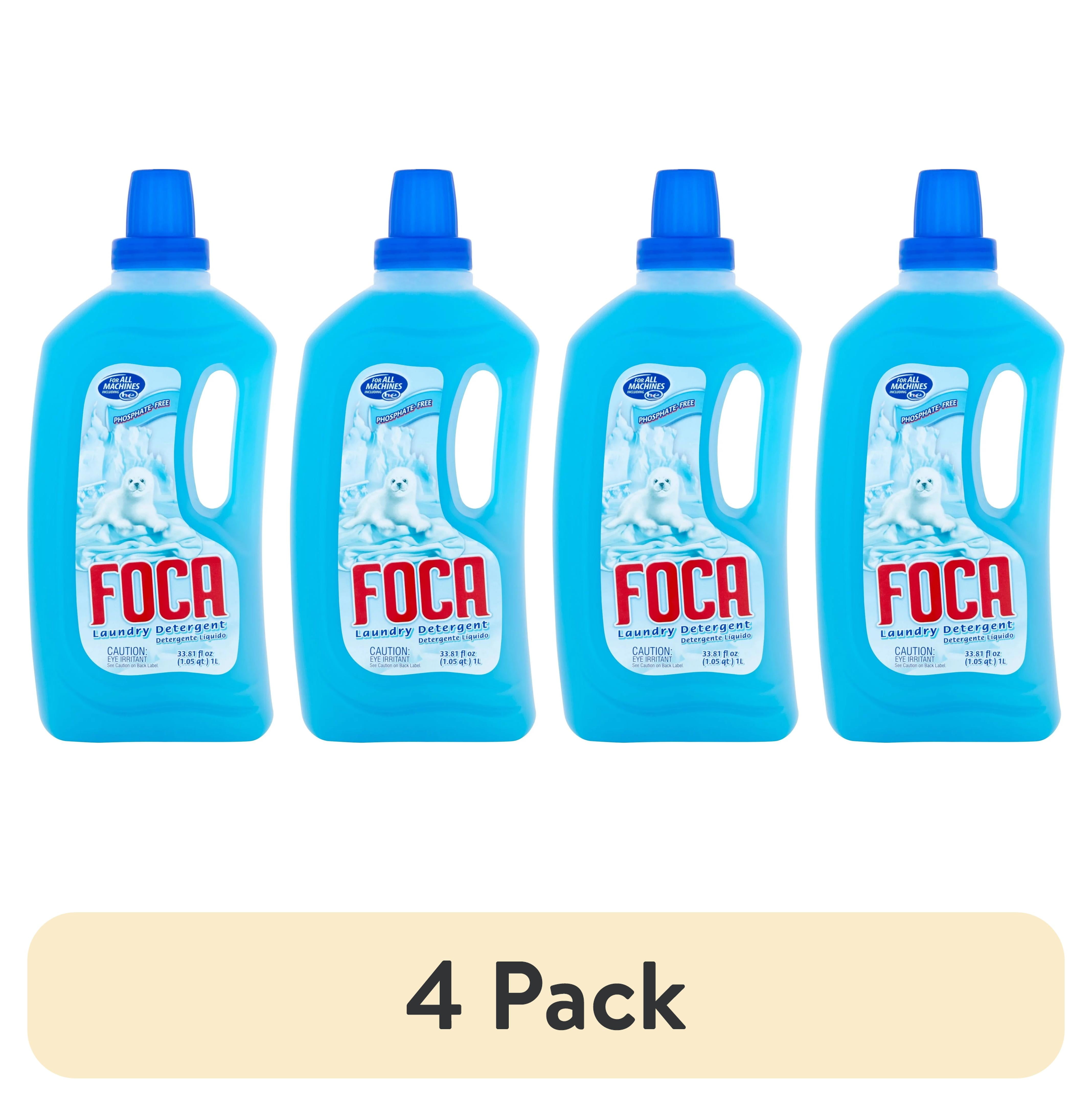 (4 pack) Foca Laundry Detergent, All Ages, Gentle & Effective Formula ...