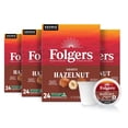 (4 pack) Folgers Toasty Hazelnut Artificially Flavored Coffee, Keurig K ...