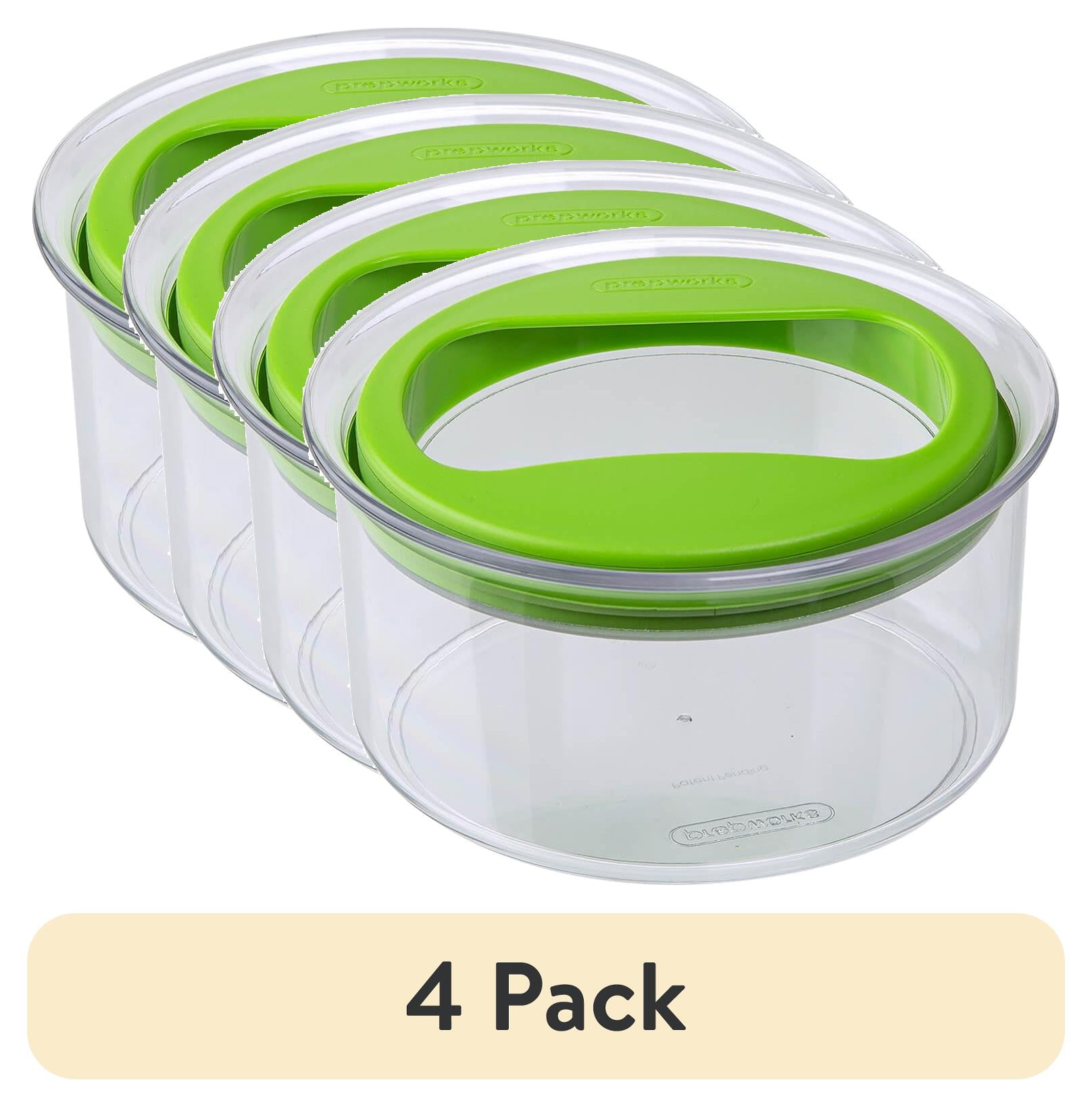 (4 pack) Fox Valley Traders Green Plastic Airtight Guacamole Food ...