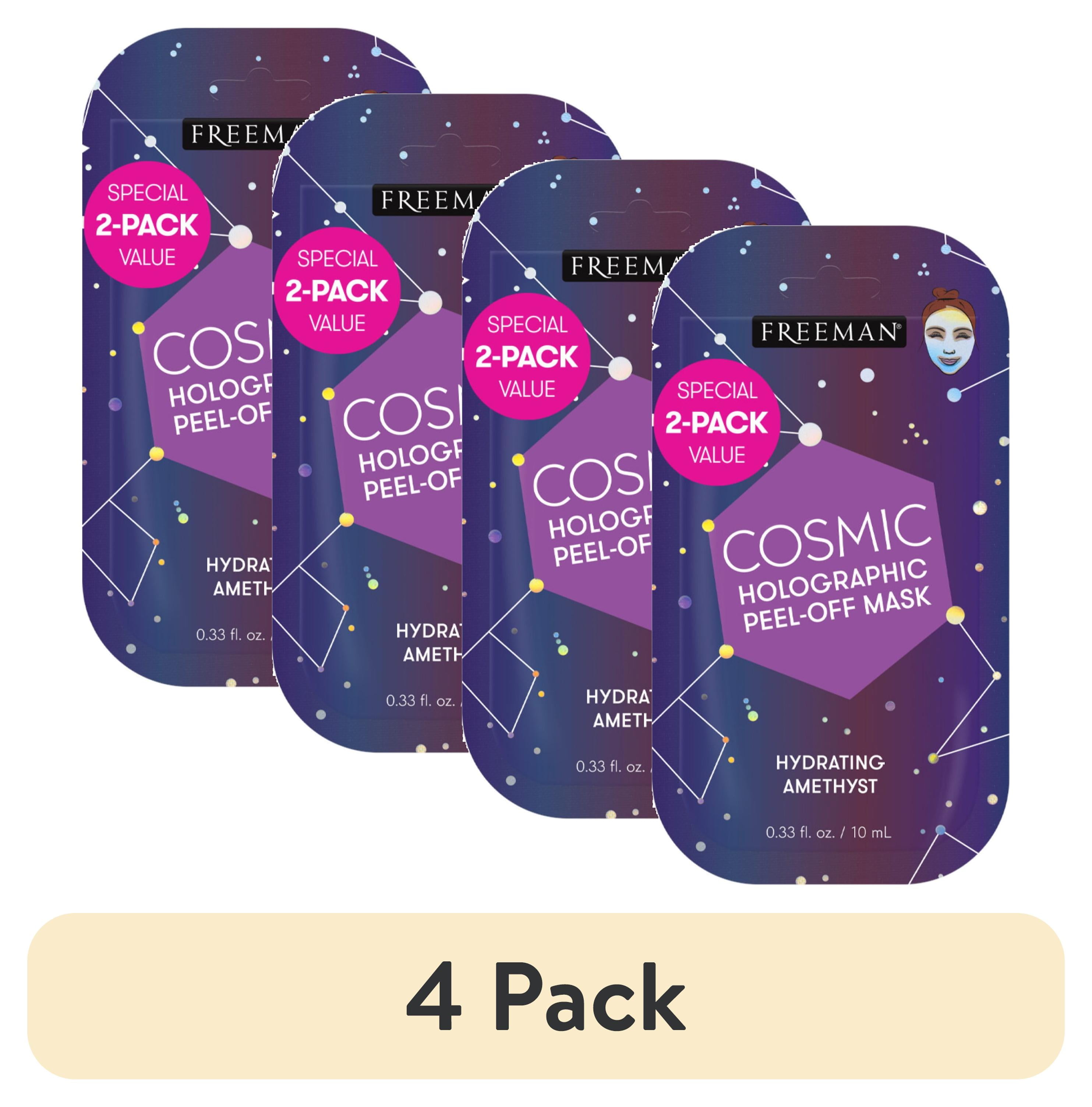 (4 pack) Freeman Cosmic Hydrating Amethyst Peel-off Facial Mask, for ...