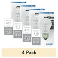 (4 pack) GE Incandescent Light Bulb, 40 Watt, Soft White, A15 Appliance ...