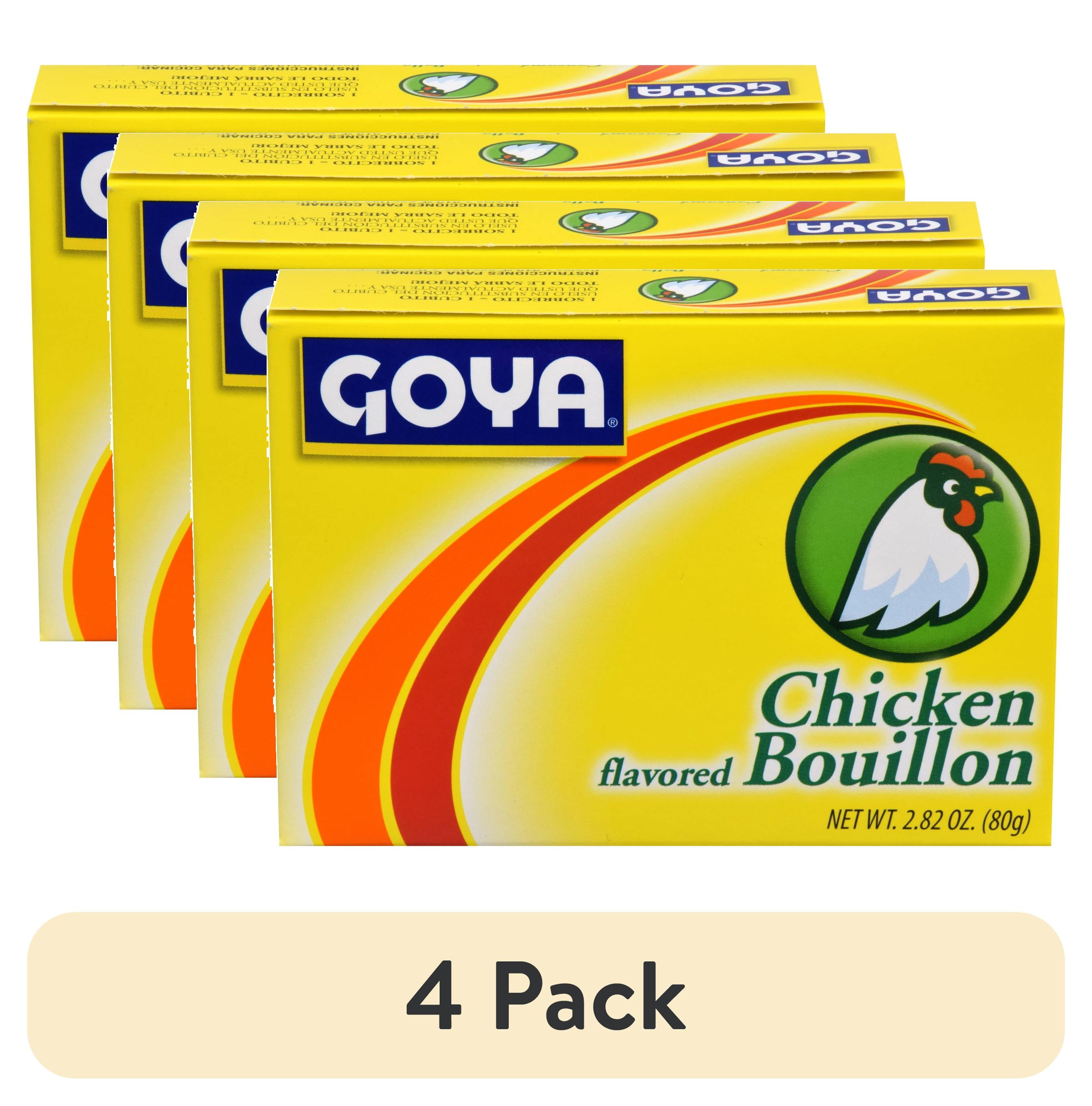 (4 pack) GOYA Chicken Flavored Bouillon 2.82 Oz - Walmart.com