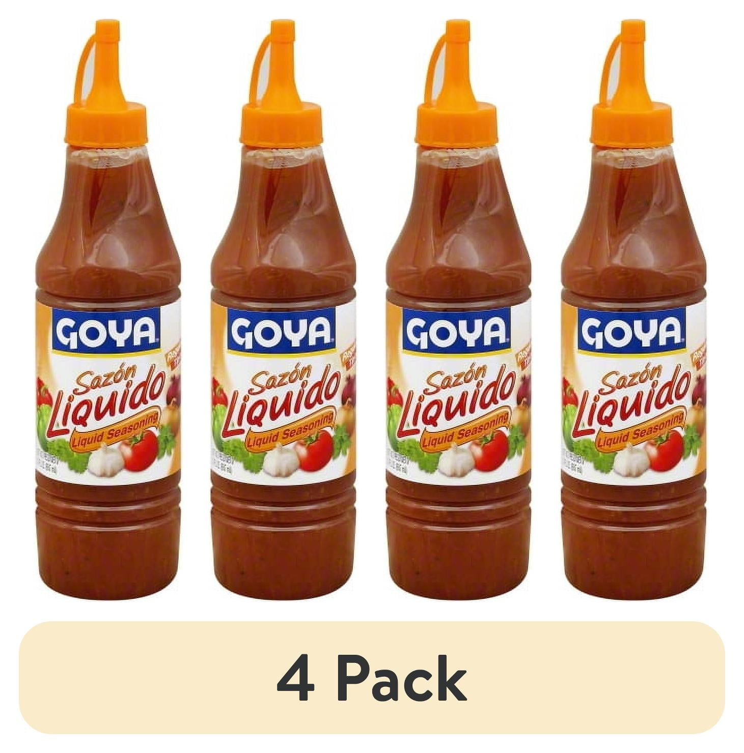 (4 pack) Goya Liquid Seasoning Regular, 30 fl oz - Walmart.com