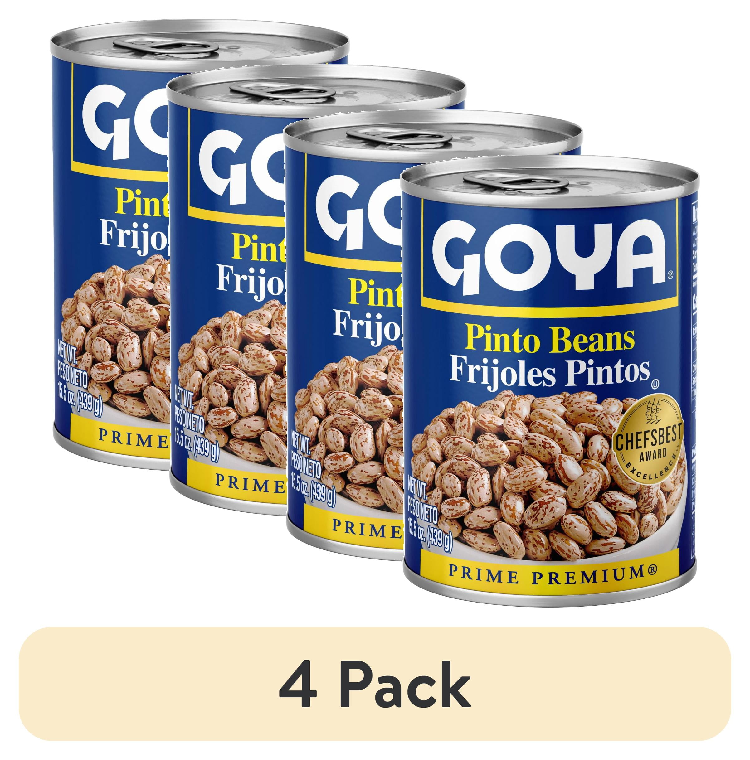 (4 pack) GOYA Pinto Beans 15.5 Oz - Walmart.com