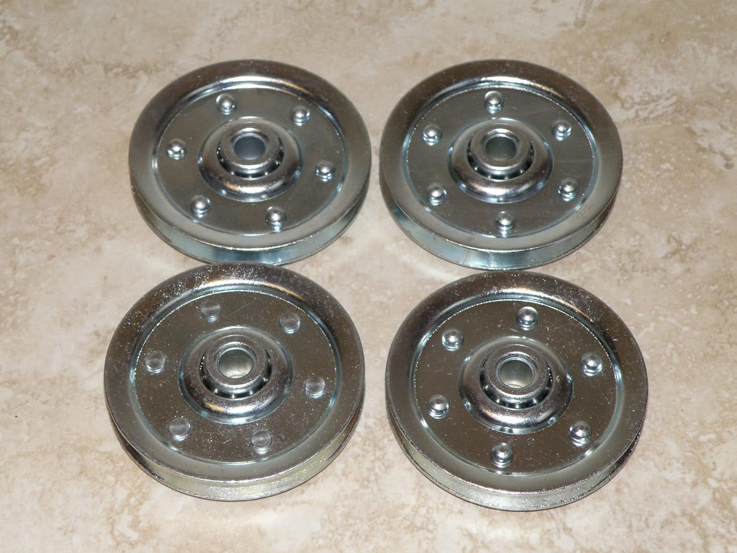 4 pack Garage Door 3" Sheave Pulleys - Extension Spring Pulley Wheel ...