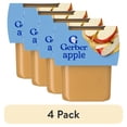 (4 pack) Gerber Stage 2 Baby Food, Apple Puree Tubs, Baby Puree 8 oz ...