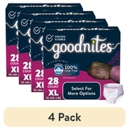 Goodnites Boys' Nighttime Underwear, Size XXL (120-165+ lbs), 24 Ct ...