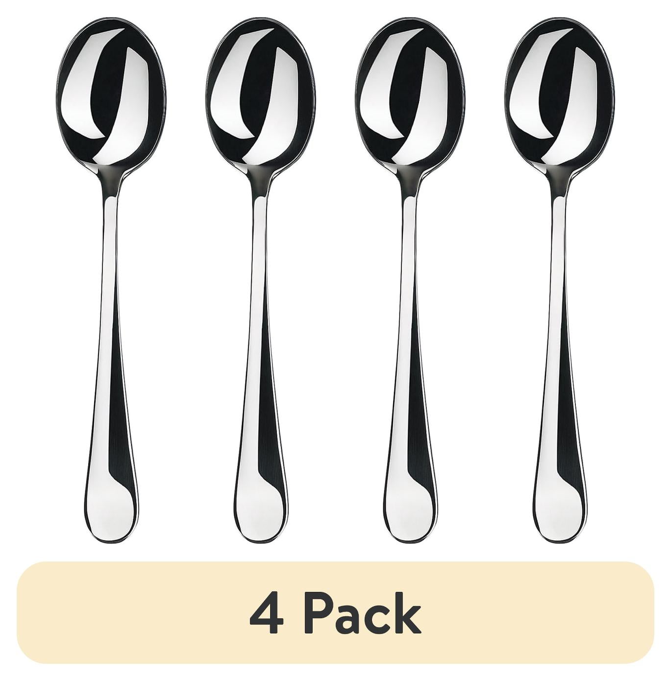 Gourmet Settings Windermere Teaspoon Set 4 Pack Stainless Steel Dessert ...