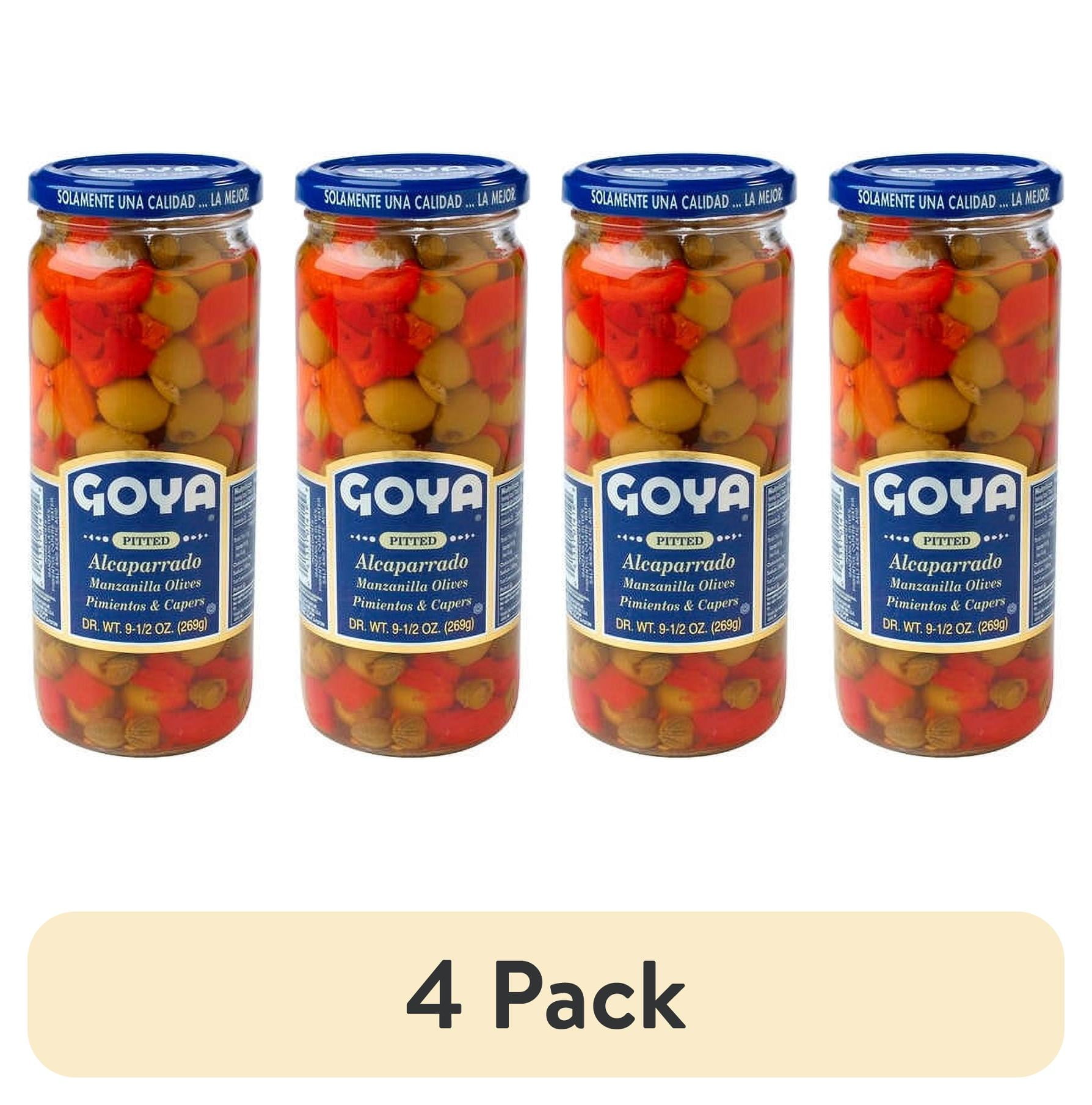 (4 pack) Goya Pitted Alcaparrado, 9.5 oz - Walmart.com