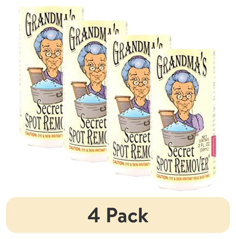 (4 pack) Grandma's Secret Spot Remover, 2-Ounce (3 Pack of 2oz ...