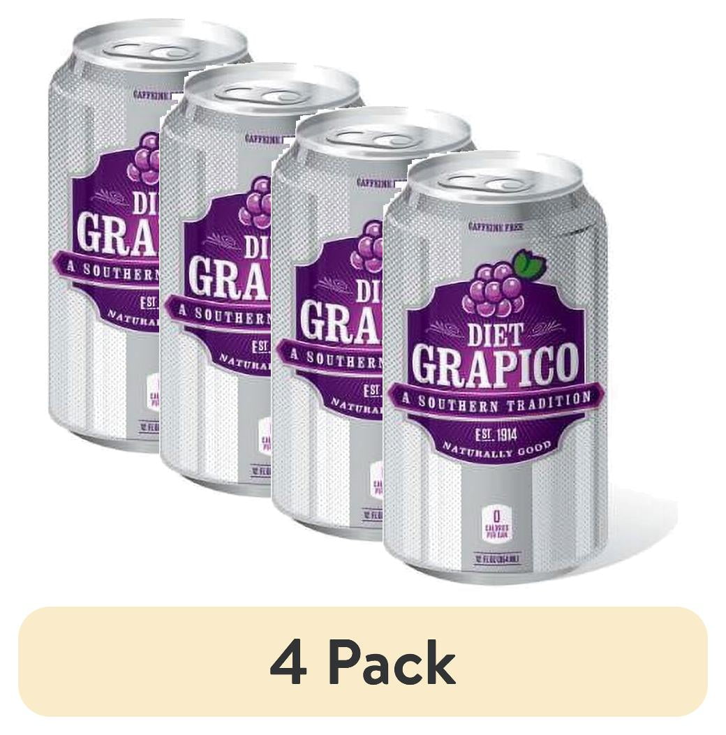 (4 pack) Grapico Caffeine-Free Grape Soda Pop, 2 Liter Bottle - Walmart.com