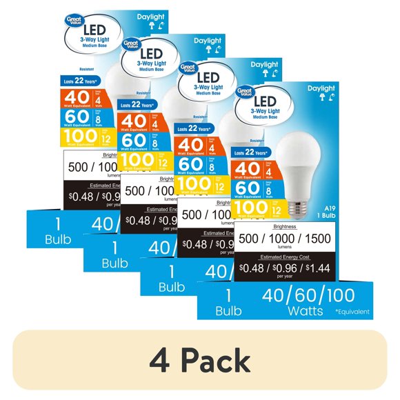 3 Way LED Light Bulbs