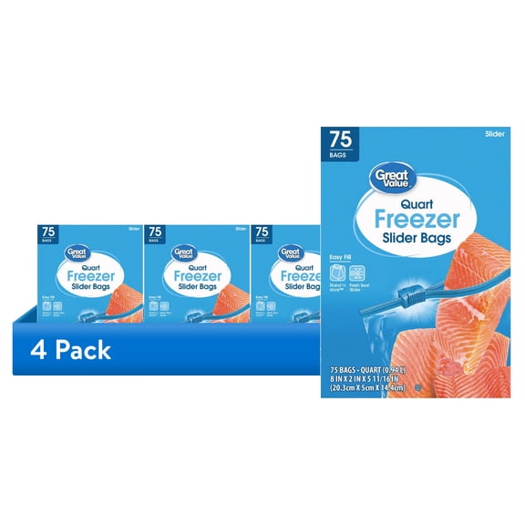 Hefty One Zip Freezer Bag - Walmart.com