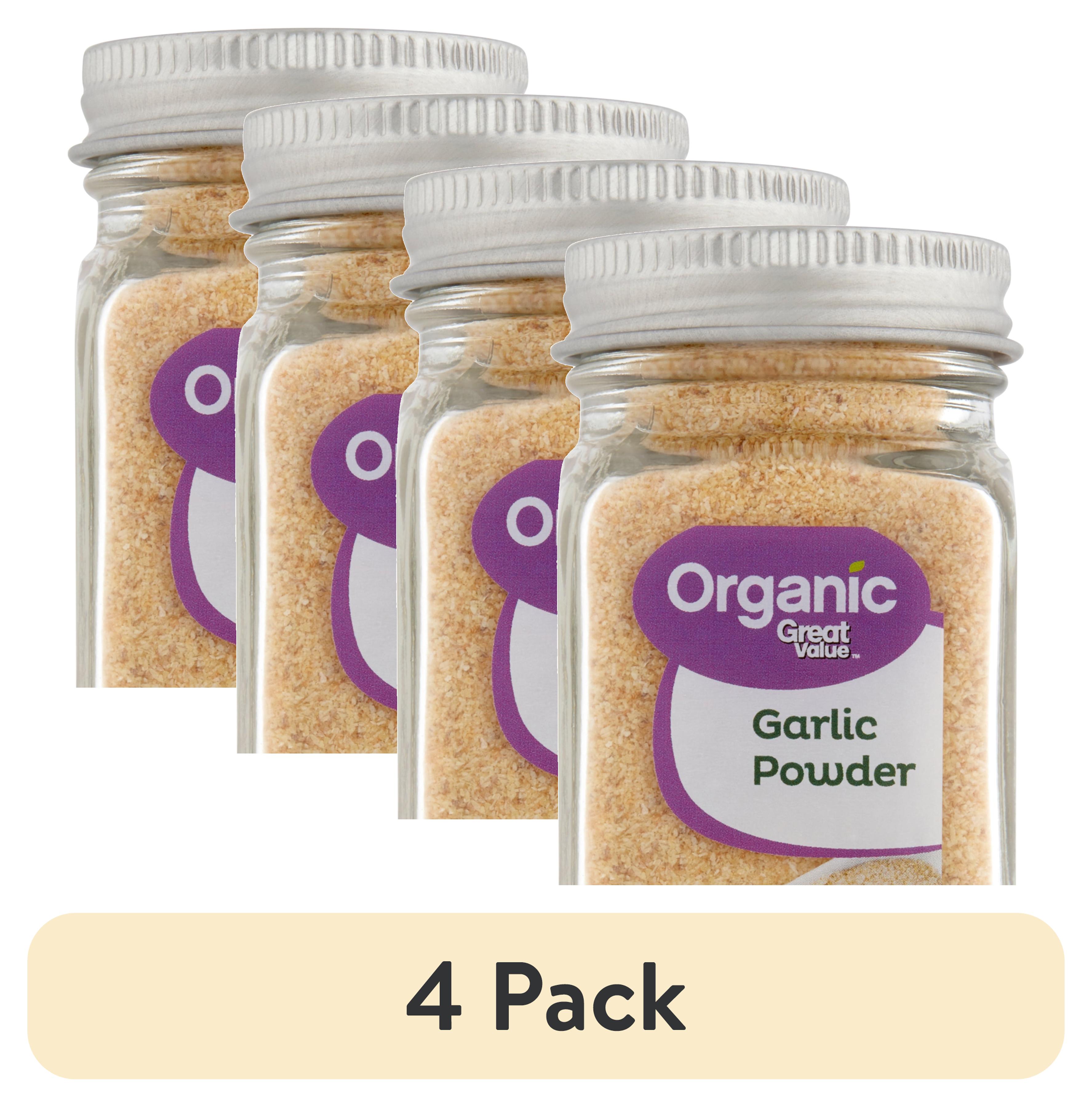 (4 pack) Great Value Organic Garlic Powder, 2.5 oz - Walmart.com