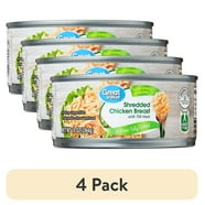 Swanson Canned Chicken Breast in Water, 4.5 oz, Fully Cooked, Diced ...