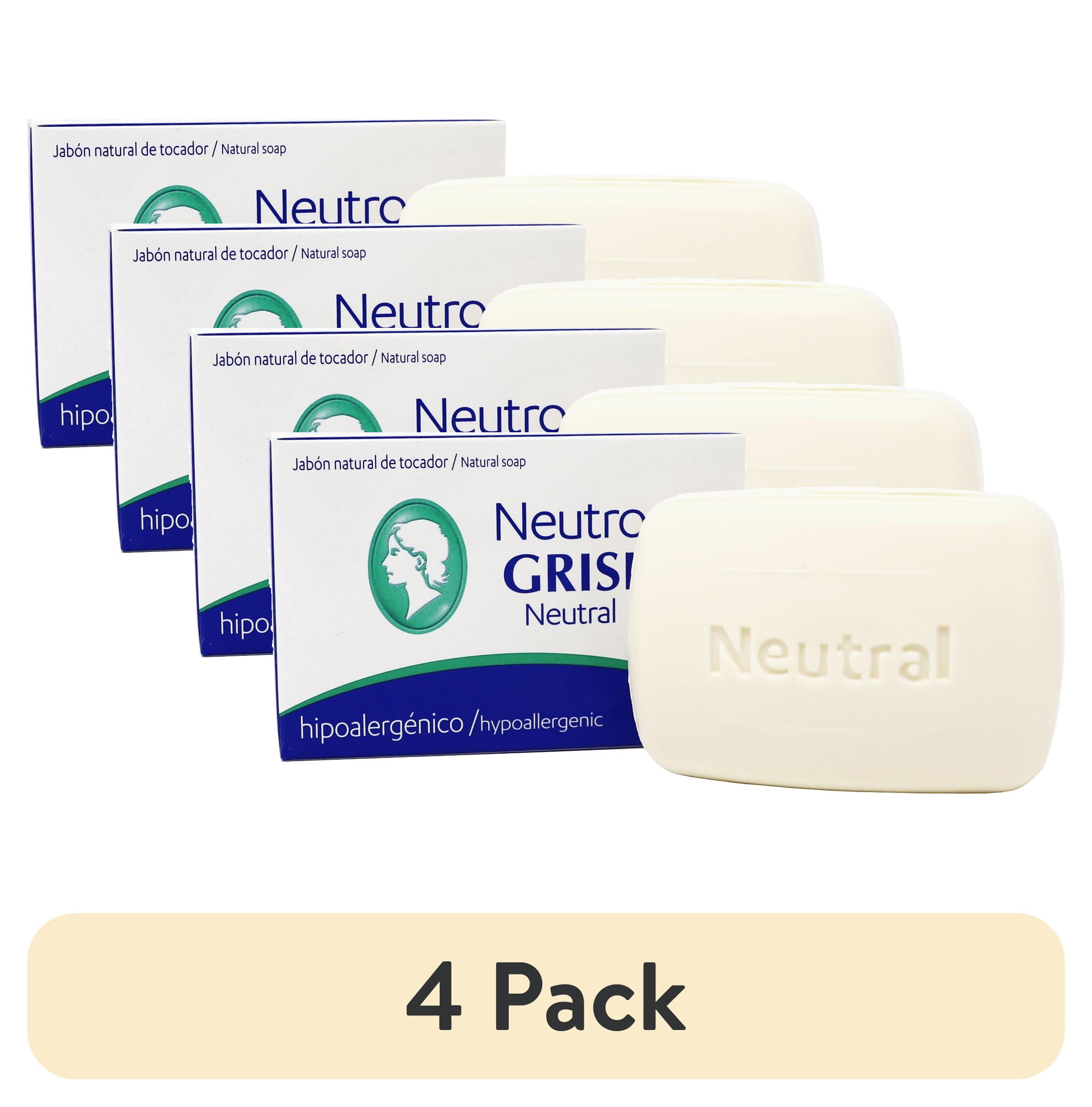 (4 pack) Grisi Neutral Soap Gentle Cleansing for All Ages, All Skin ...