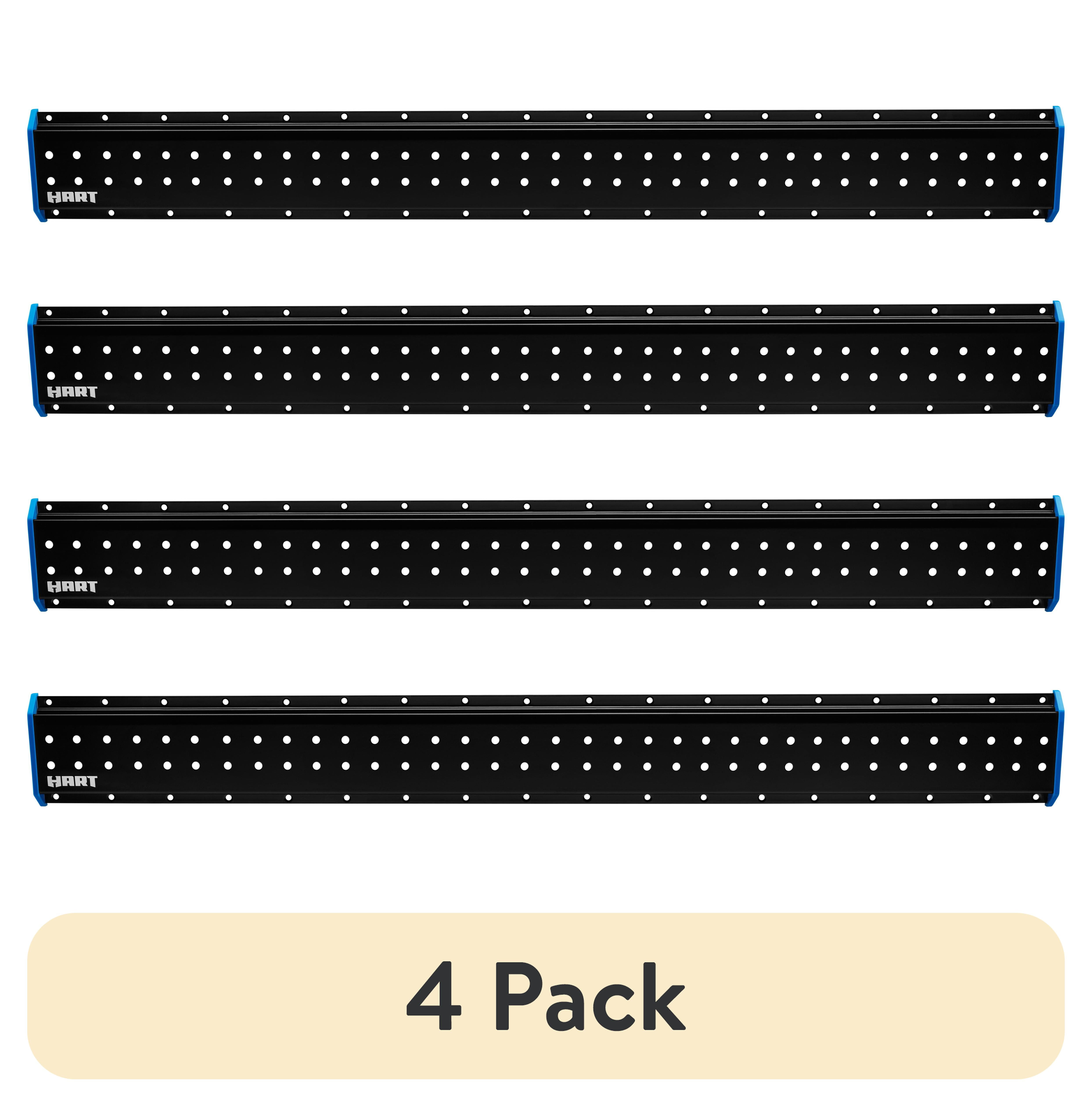(4 pack) HART 35" Garage Storage Rail, Compatible with All HART Storage ...